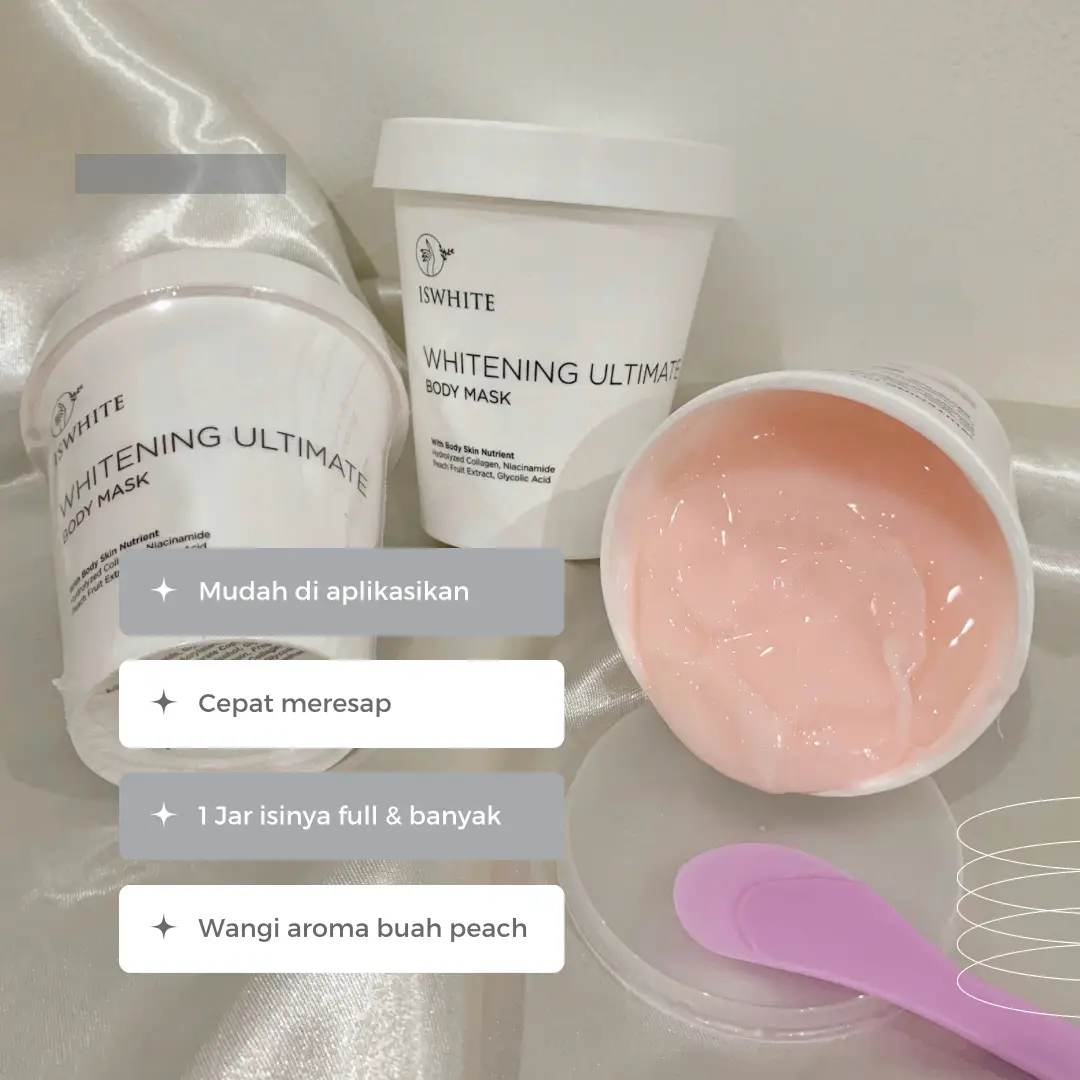 Iswhite Body Mask Ampuh Bikin Kulit Auto Cerah ⁉️ | Galeri diposting ...