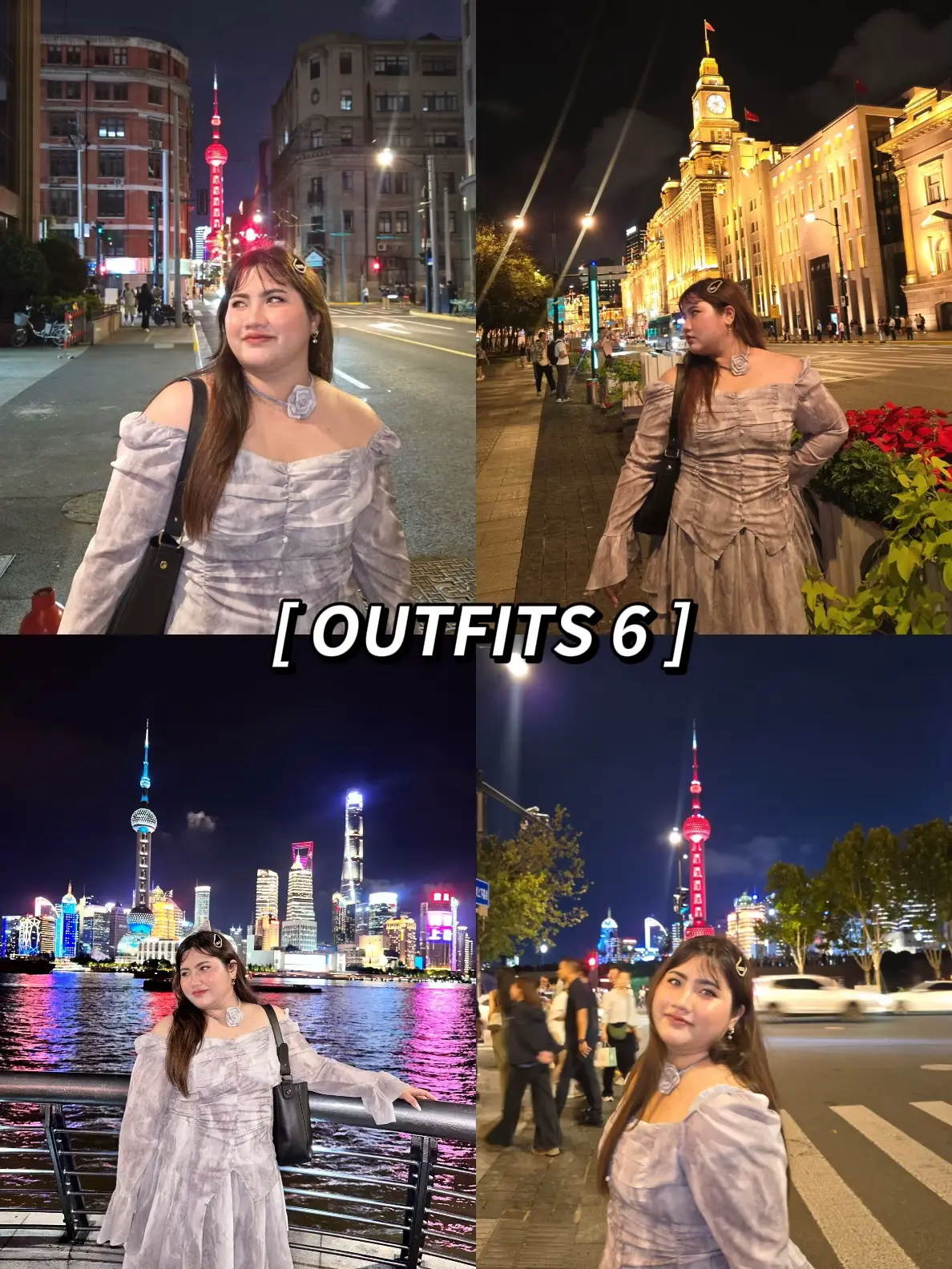 แจกไอเดียแต่งตัวเที่ยวเซี่ยงไฮ้ 🇨🇳 6วัน 8ชุด ฉบับสาว100KG | แกลเลอรีที่โพสต์โดย Mintchy.chubby ...