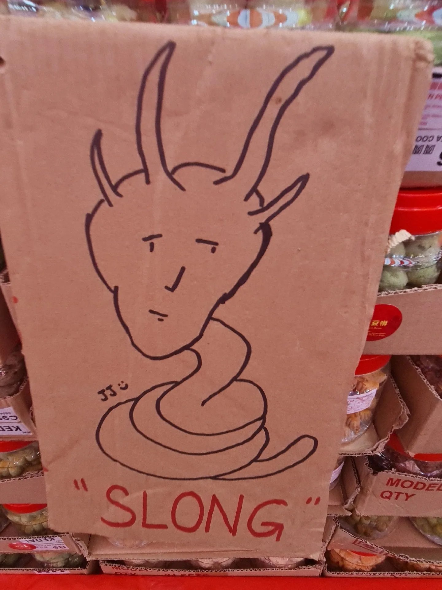 Famous CNY snake or dragon drawing at JB Biggest | Gallery posted by ⭐ ...