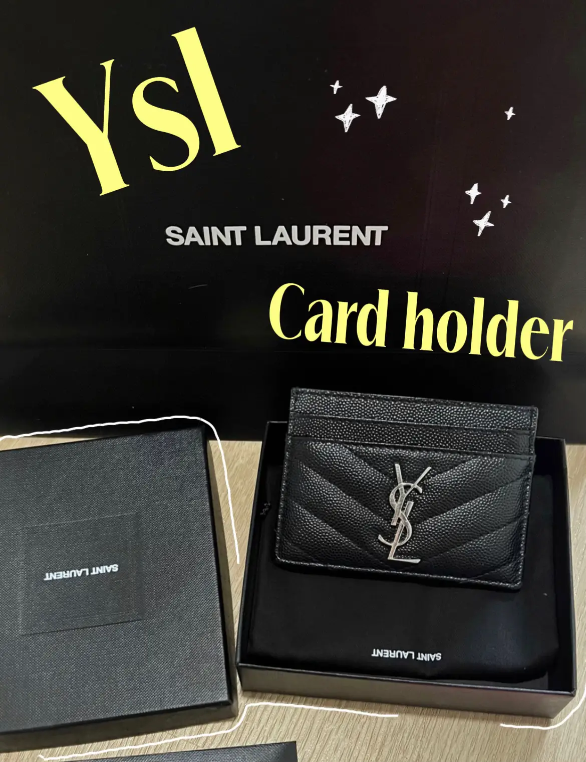 Ysl Card holder | แกลเลอรีที่โพสต์โดย Jenjirajammm | Lemon8