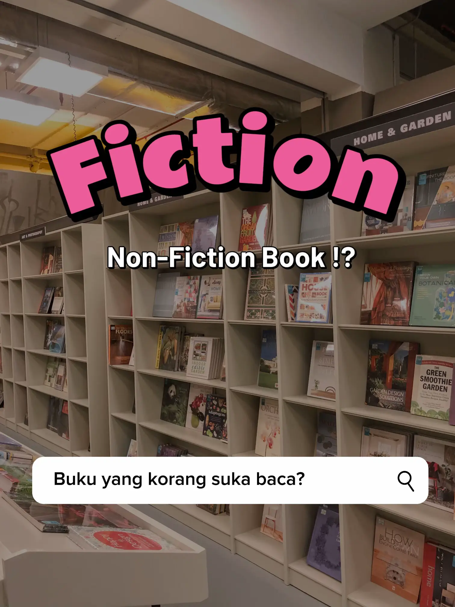 Nak baca buku Fiction ke Non Fiction !? | Galeri disiarkan oleh dreamerdiary | Lemon8