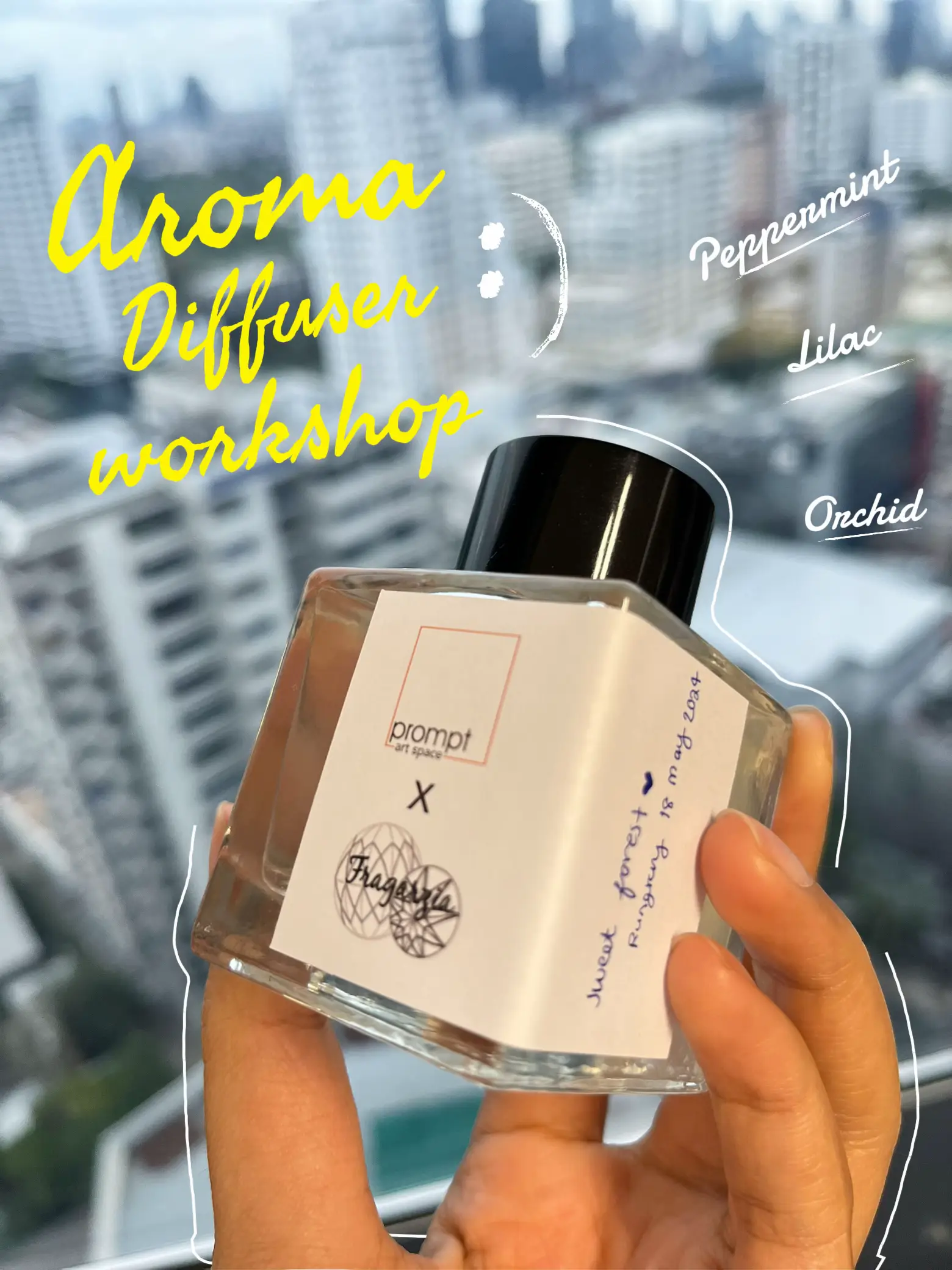 เรียนทำ Aroma Diffuser ที่ Prompt Art Space🪻 | แกลเลอรีที่โพสต์โดย rungrungdiary | Lemon8