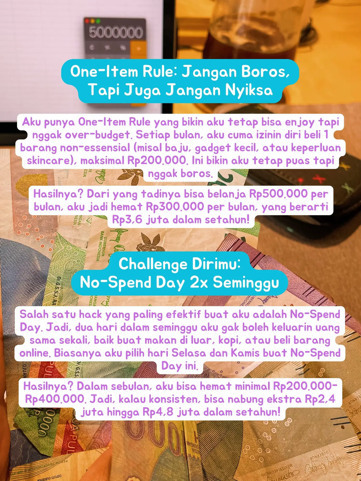 Mengatur Keuangan Gaji 5 Juta, Nabung 15 Juta 💰🤑👍🏼 | Galeri diposting oleh Mod | Lemon8