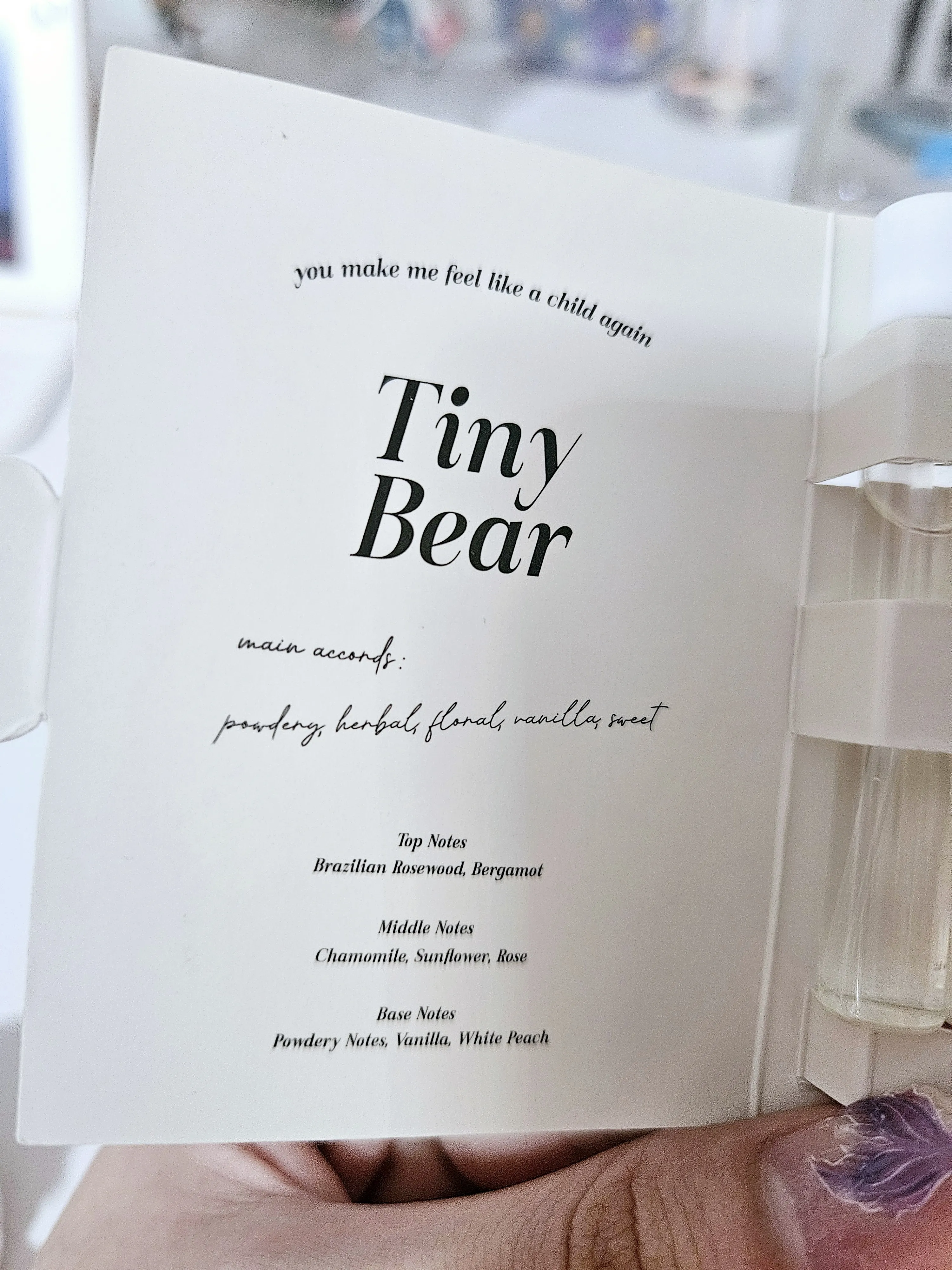 รีวิวน้ำหอม Tiny bear น้ำหอมกลิ่นหมาเด็ก?! 💗😍 | แกลเลอรีที่โพสต์โดย niyuiw | Lemon8