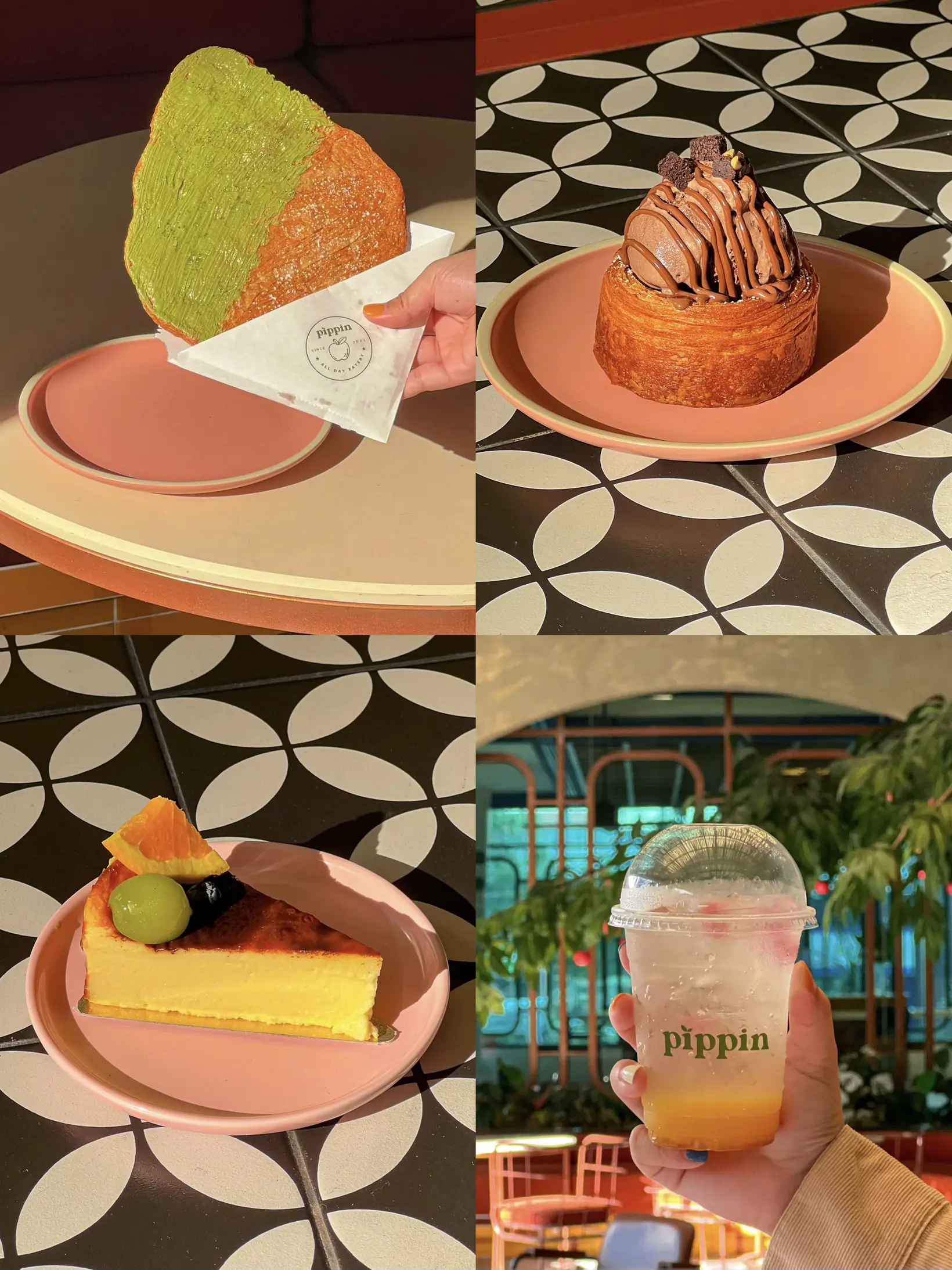 คาเฟ่บรันช์ vibe ดีฟีลสวนในเทพนิยายที่พัทยา!🌳🍎 | แกลเลอรีที่โพสต์โดย Jabchaith | Lemon8