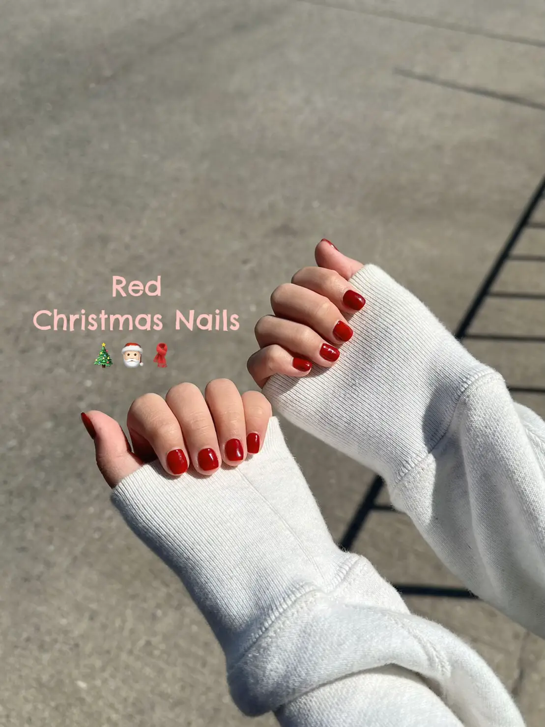 Red Christmas Nails 🧣🎄🎅🏻 แกลเลอรีที่โพสต์โดย Tonkaovenuss Lemon8