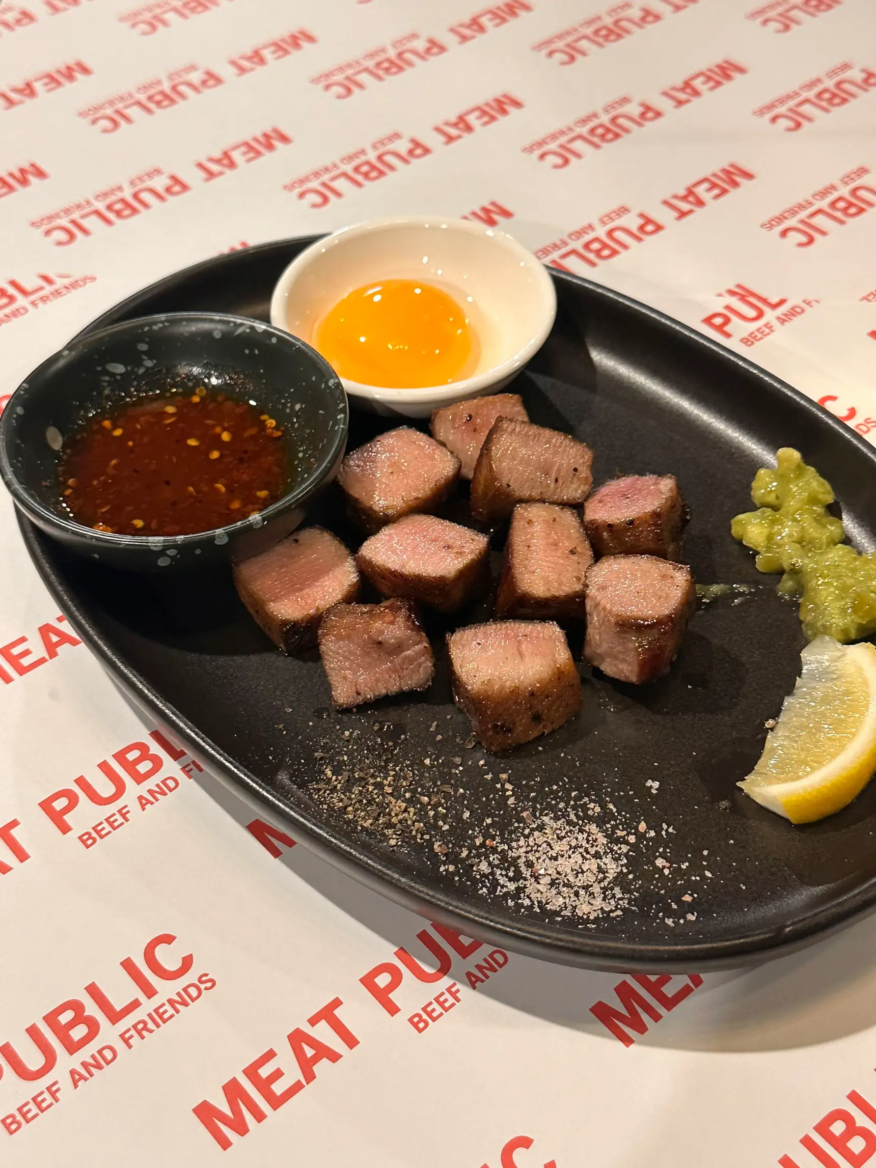 Meat Public 🥩🍴 Meat Face Rice Shop Opens New Ari Neighborhood | Gallery ...
