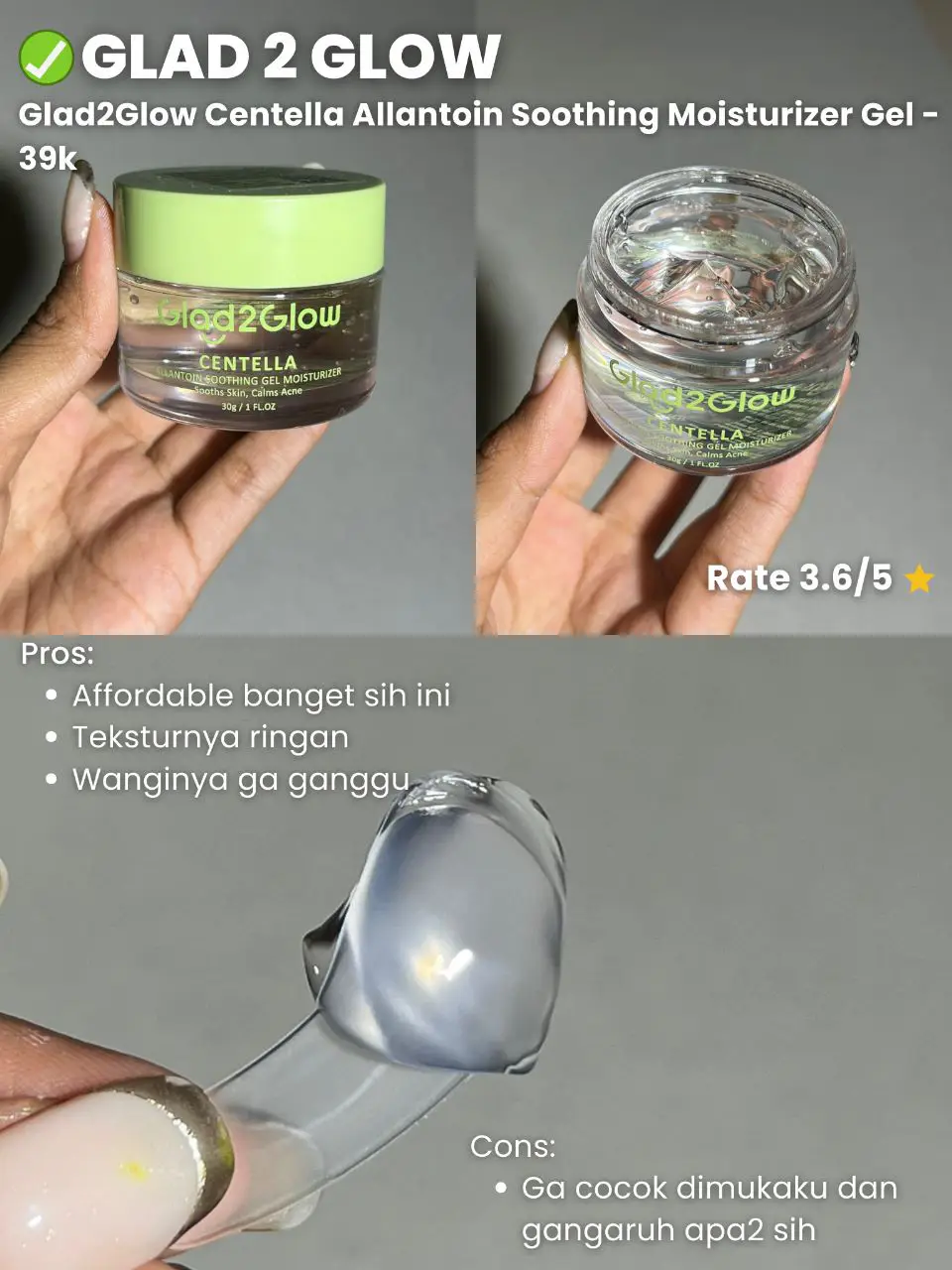 18 ide Perbedaan Moisturizer Glad2glow Ijo Dan Ungu teratas di 2024