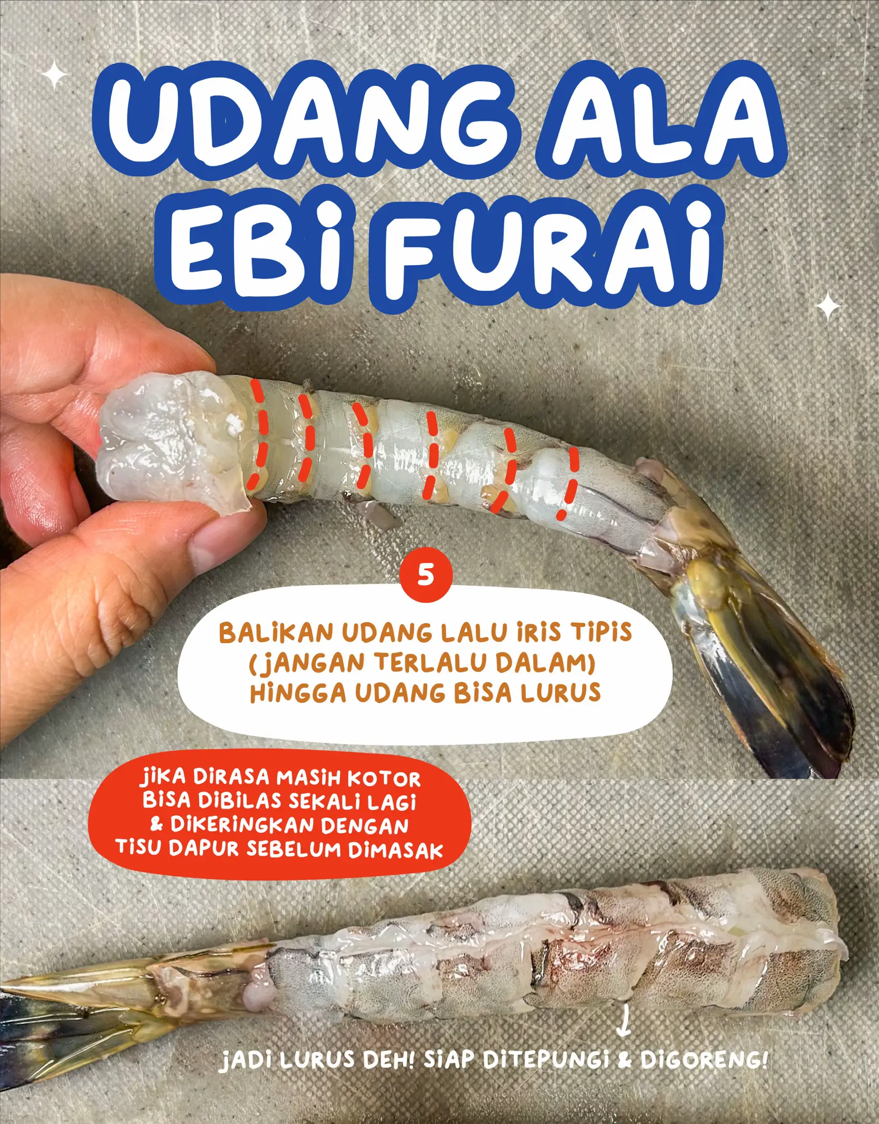 Cara pilih UDANG SEGAR!🦐 Bisa masak EBI FURAI🍛🍤 | Galeri diposting oleh ...