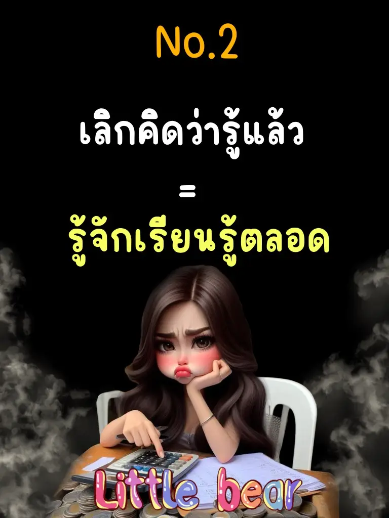 ข้อสุดท้าย น้ำตาไหล😢‼️💡 | แกลเลอรีที่โพสต์โดย Little bear | Lemon8