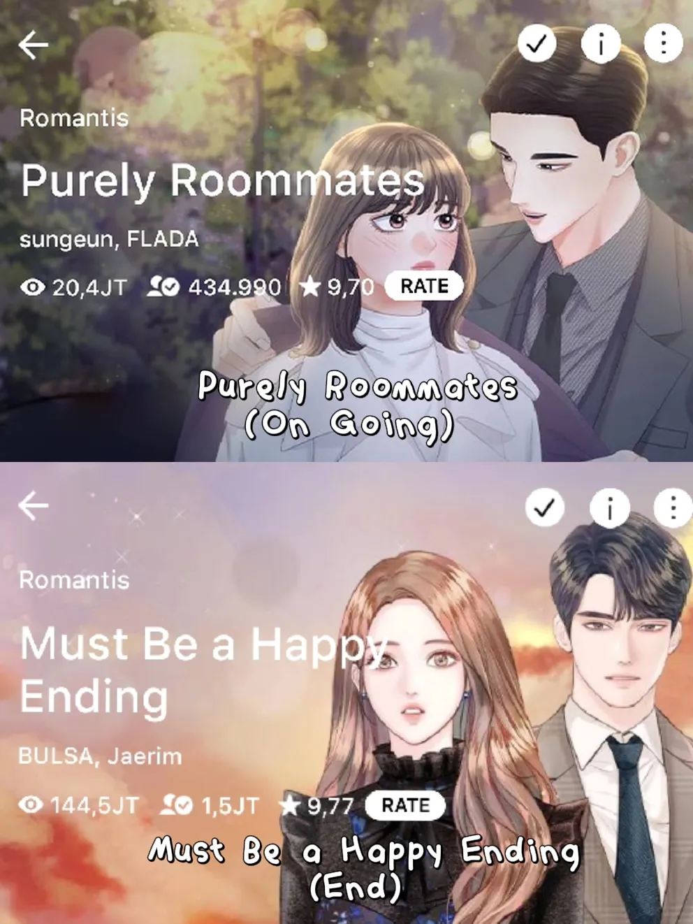 Rekomendasi Webtoon | Galeri diposting oleh poetjrie | Lemon8