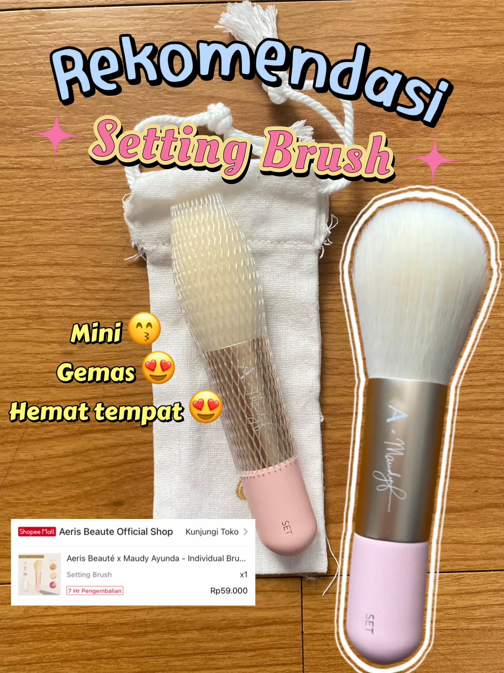 Setting Brush Mini Super Gemas 🥰🥰 | Galeri diposting oleh ratunabilah18 | Lemon8