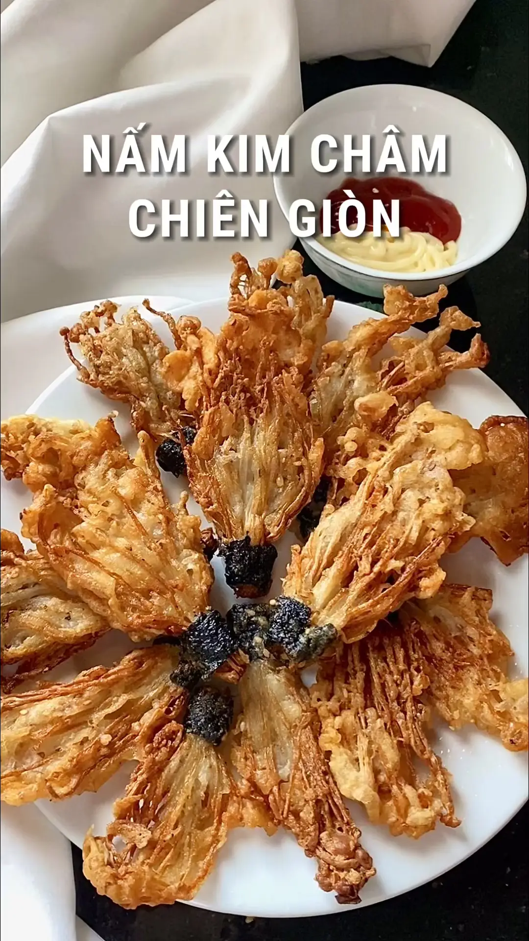 TẬN DỤNG NẤM KIM CHÂM CHIÊN GIÒN THEO CÁCH NÀY NHA | Video do Khánh Hoà đăng | Lemon8