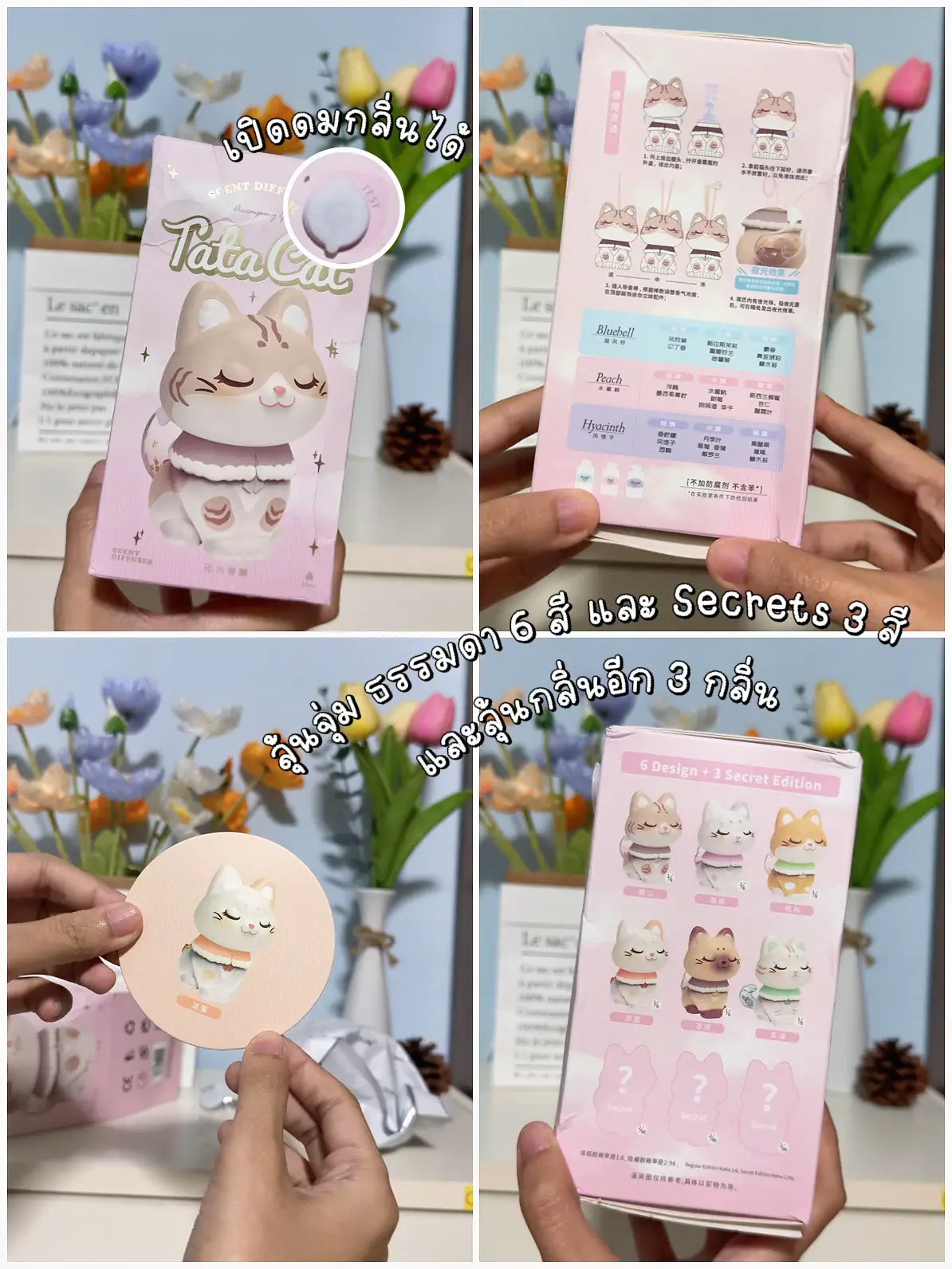 กล่องจุ่มก้านหอม Scent Diffuser - Tata Cat 🐱 | แกลเลอรีที่โพสต์โดย ...