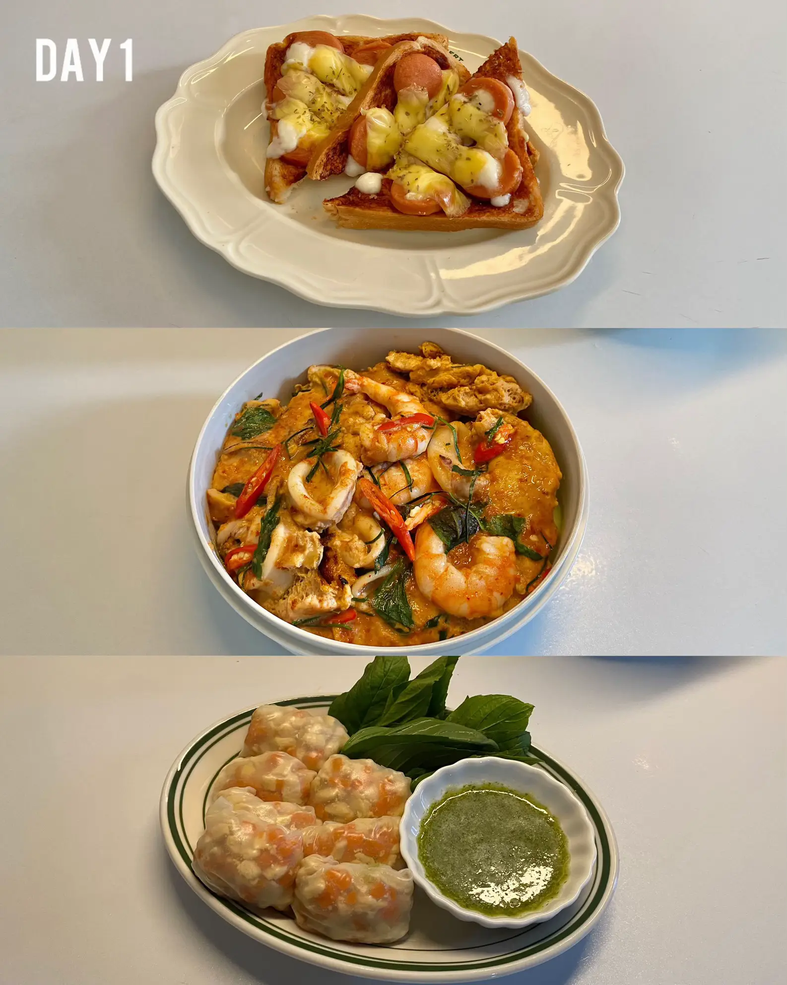 ใช้เงิน 500 บาท ใน 5 วัน🍕🦐🥬 | แกลเลอรีที่โพสต์โดย Juneapakul | Lemon8