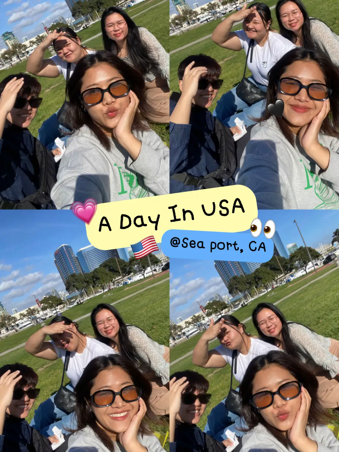 A day in USA👀🫶🏻🇺🇸 @Sea Port, CA | แกลเลอรีที่โพสต์โดย Sapunn | Lemon8
