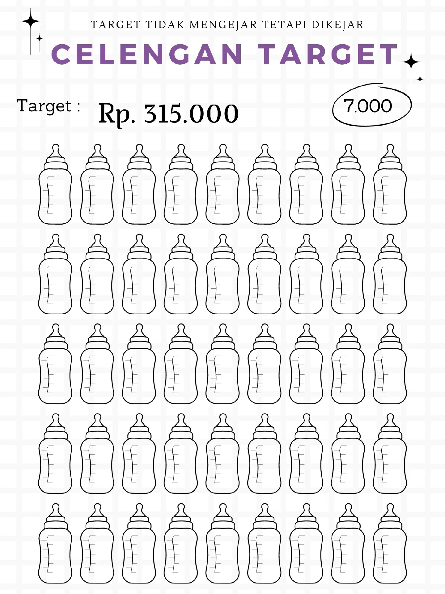 Template Menabung buat pemula⁉️(PT.1) | Galeri diposting oleh poy★ | Lemon8