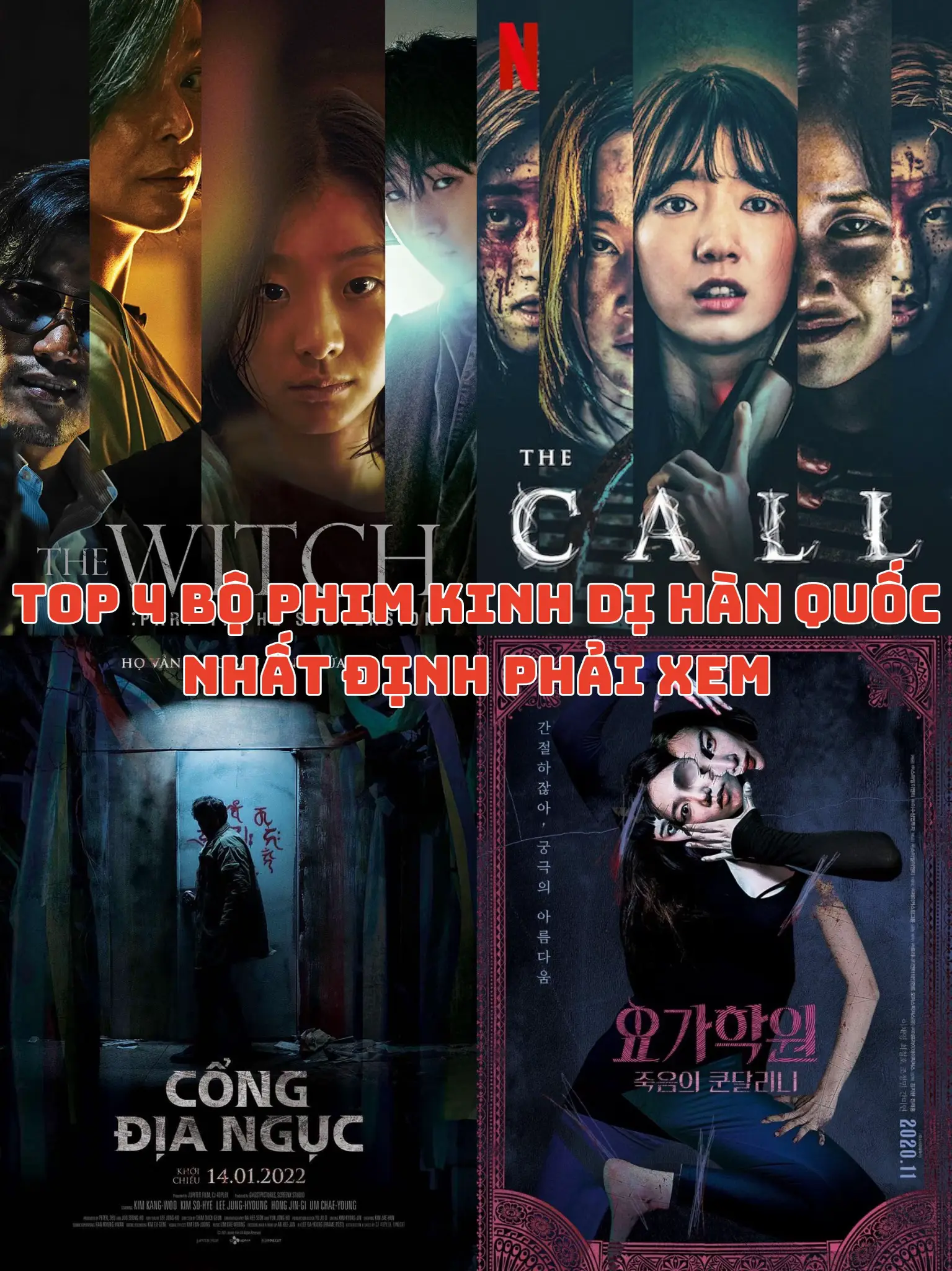 TOP 4 BỘ PHIM KINH DỊ HÀN QUỐC NHẤT ĐỊNH PHẢI XEM | Bộ sưu tập do Lilythings đăng | Lemon8