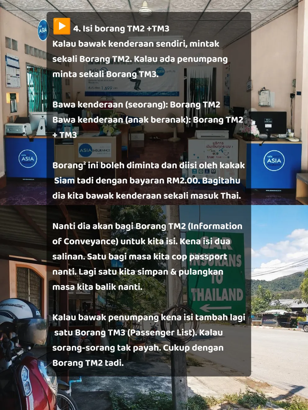 Cara Masuk THAILAND Bawa Kenderaan Sendiri! 🚗🇹🇭 | Galeri disiarkan oleh ...