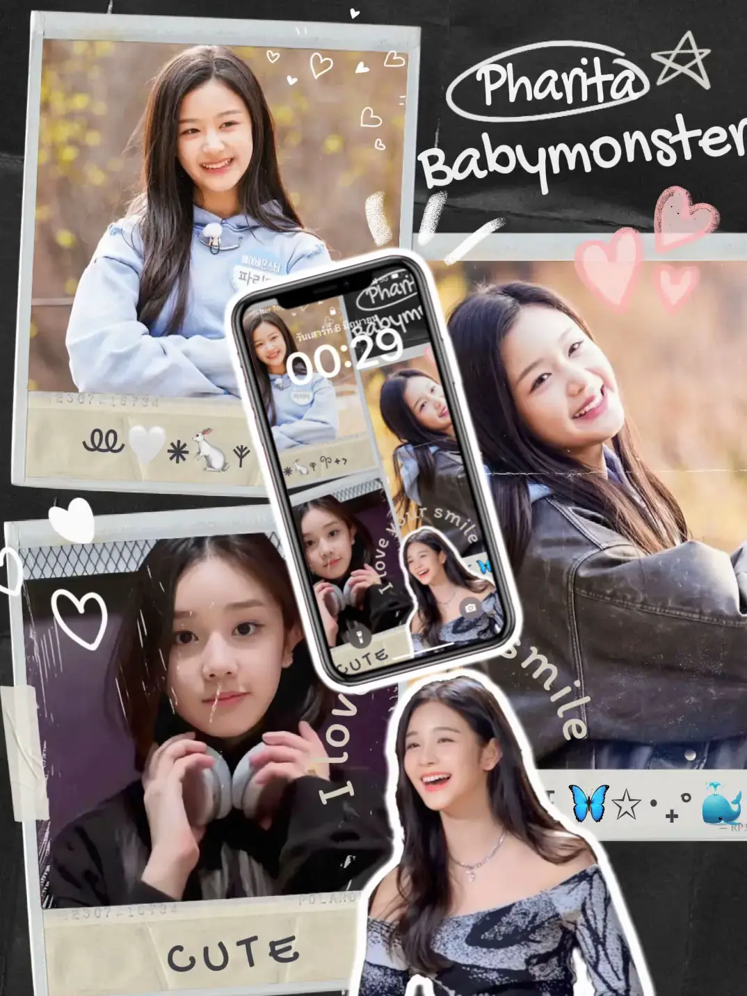 แต่งรูปเมน : แพร ภริตา Pharita Babymonster ทำwallpaper | แกลเลอรีที่โพสต์โดย Nook29nc | Lemon8