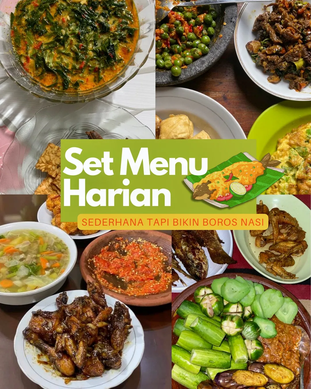SET MENU MASAKAN RUMAHAN #1 | Galeri diposting oleh Zunniii_ | Lemon8