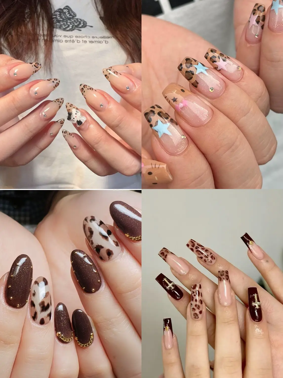 เทรนด์เล็บลายเสือดาวมาแรง คิวท์แต่แซ่บ | แกลเลอรีที่โพสต์โดย DA RI NG | Lemon8