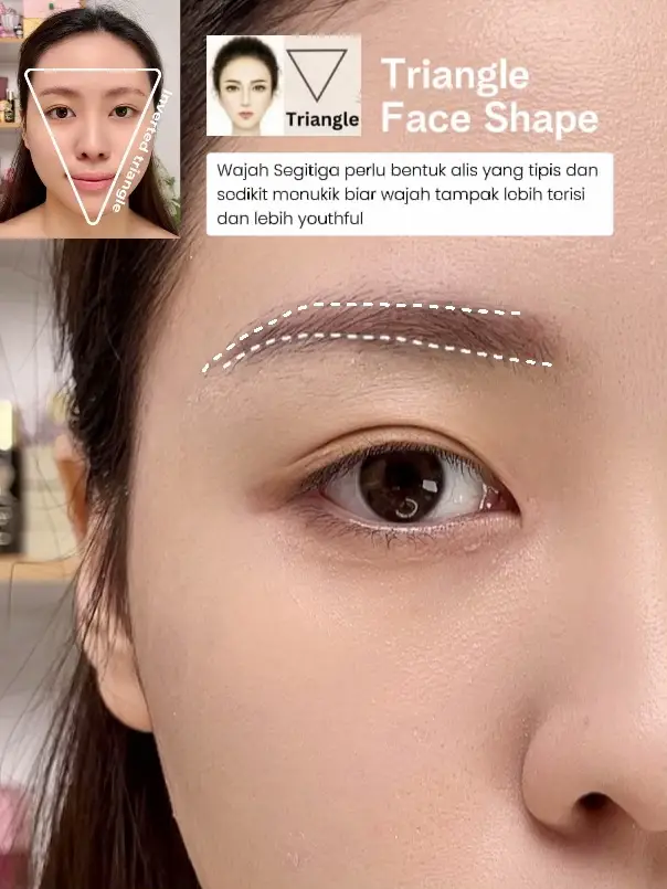 Tutor Bentuk Alis sesuai Bentuk Wajah 🫥 | Galeri diposting oleh gina ...
