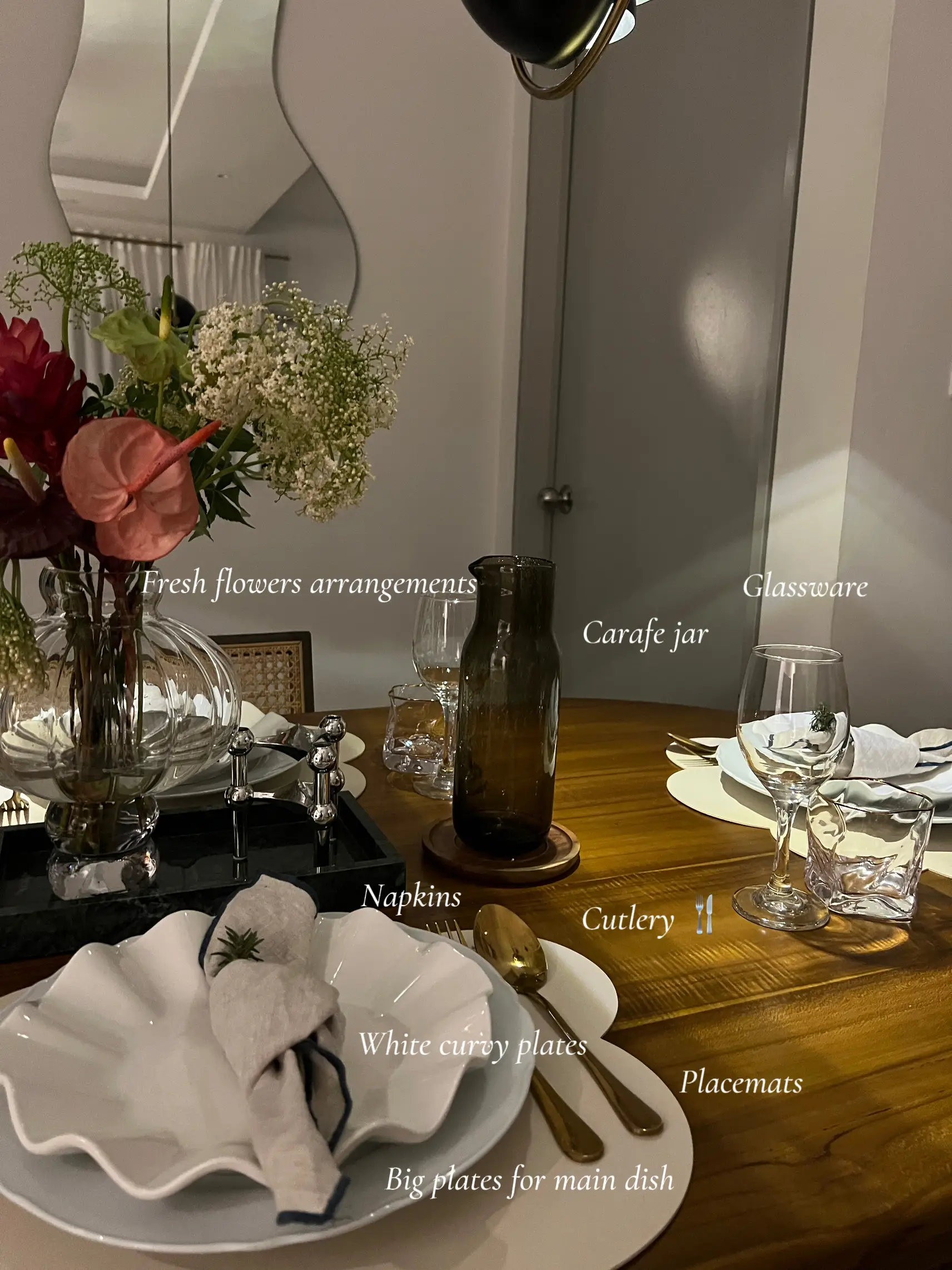 Let’s Decor Table Setting for Hari Raya Eid Adha 🤍 | Galeri disiarkan ...