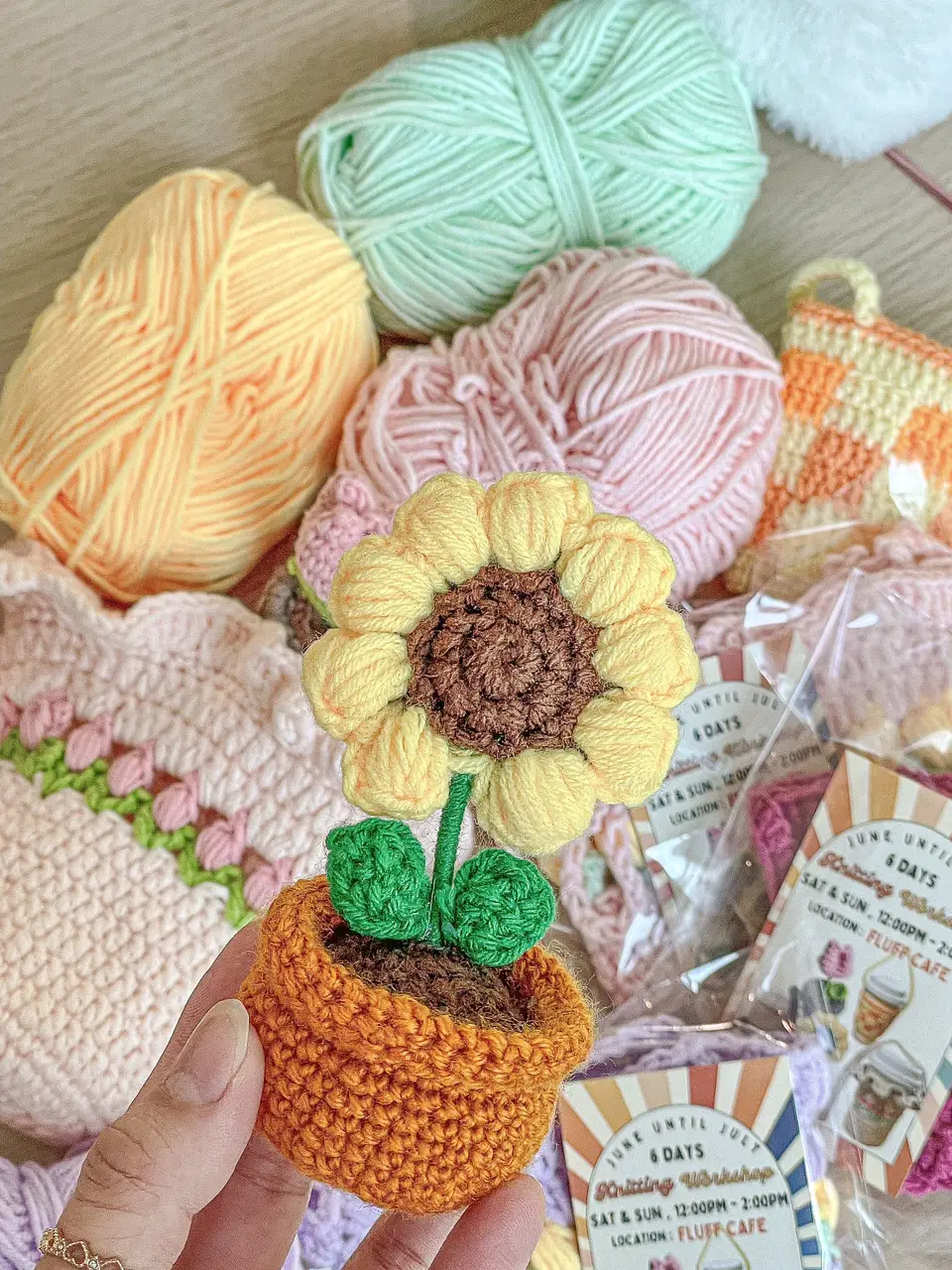 If you like knitting, don’t miss this workshop!🔥🔥 | Galeri disiarkan oleh peixin_lee | Lemon8