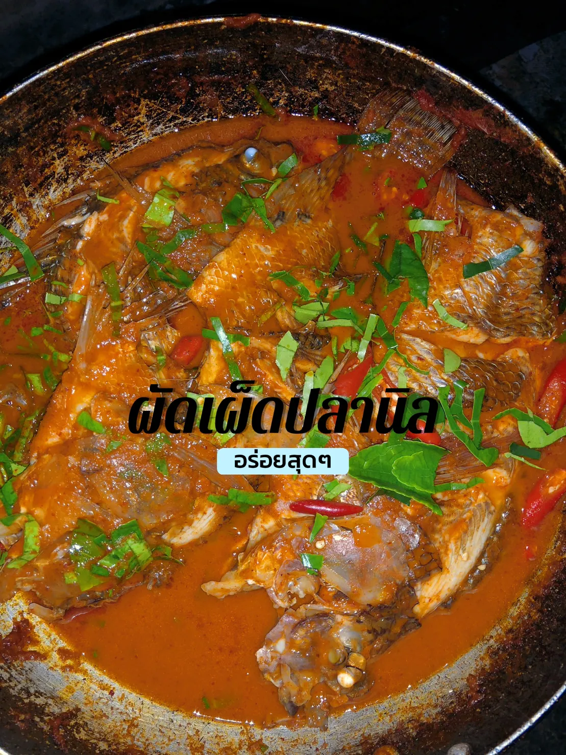 ผัดเผ็ดปลานิล | แกลเลอรีที่โพสต์โดย Sukanda Ploikae | Lemon8