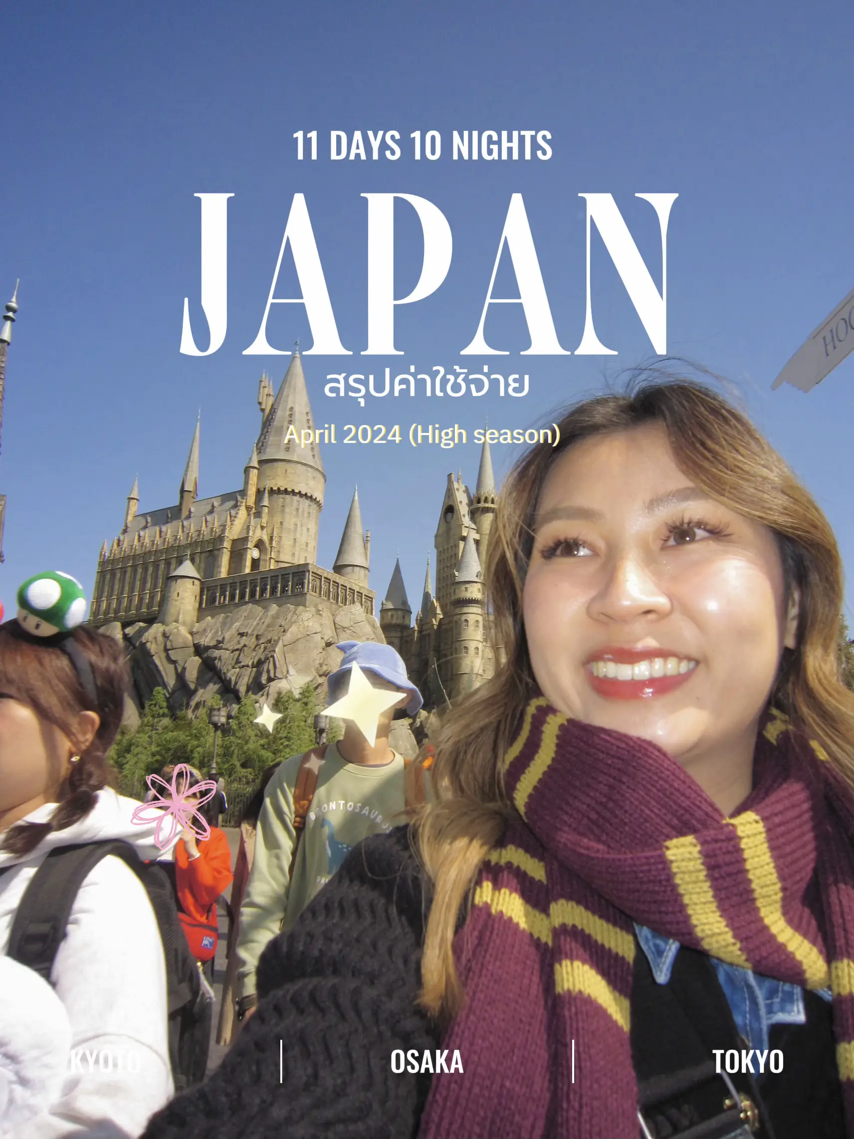 รีวิวค่าใช้จ่ายญี่ปุ่นแบบละเอียด High season(เมษา 24) 🇯🇵 ️ | แกลเลอรีที่โพสต์โดย ลูกไม้จุ๊บ | Lemon8