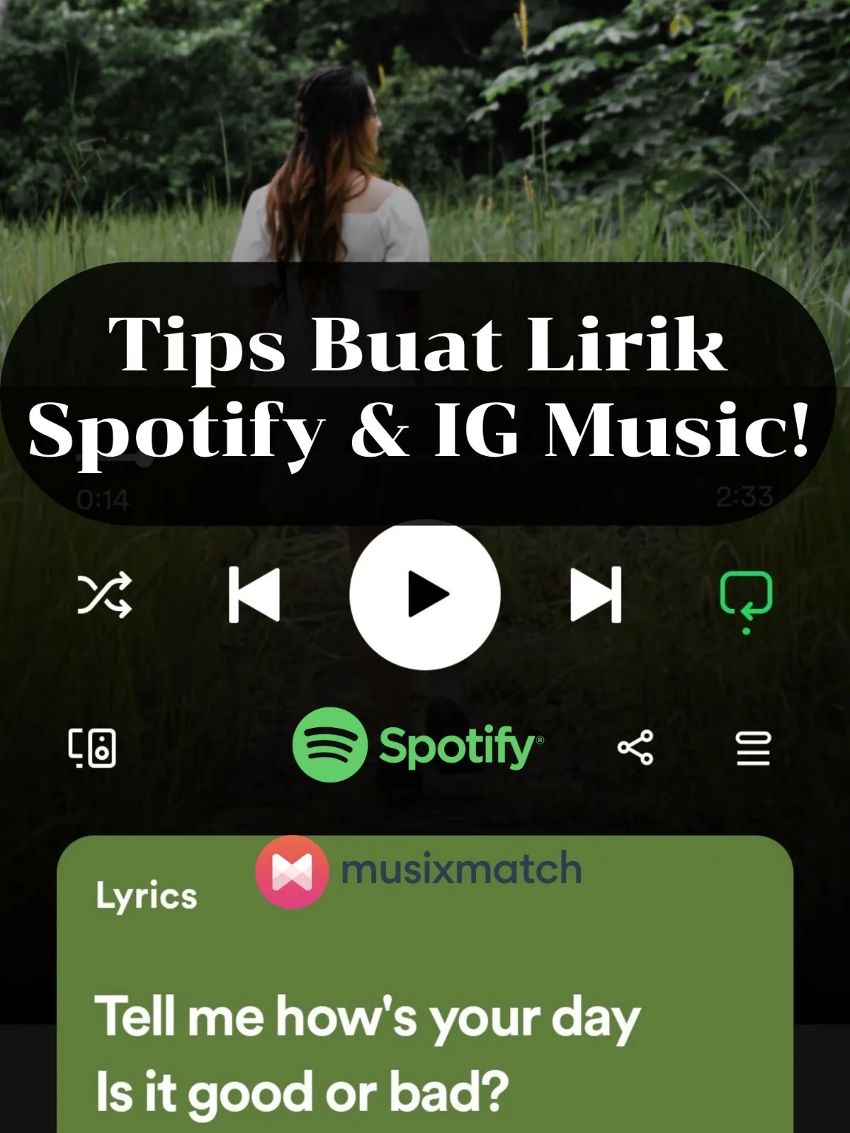 Tips Buat Lirik Spotify & IG Music! | Galeri diposting oleh eli🌱 丽娜 | Lemon8