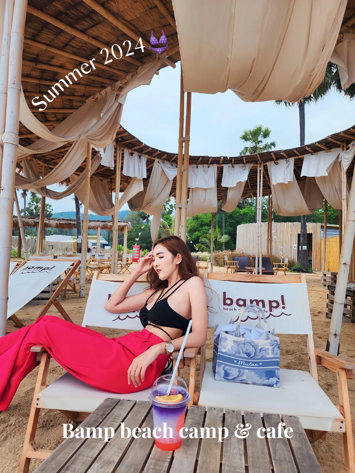 Bamp beach camp & cafe | แกลเลอรีที่โพสต์โดย 🏹🅜🅤🅛🅐🅝_🅣🅗🅐🅝🅐🅣🅣🅗 | Lemon8