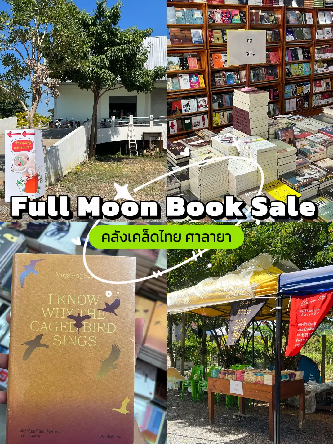 งานหนังสือที่หลายคนอาจยังไม่รู้!! | Full Moon Book Sale | แกลเลอรีที่ ...