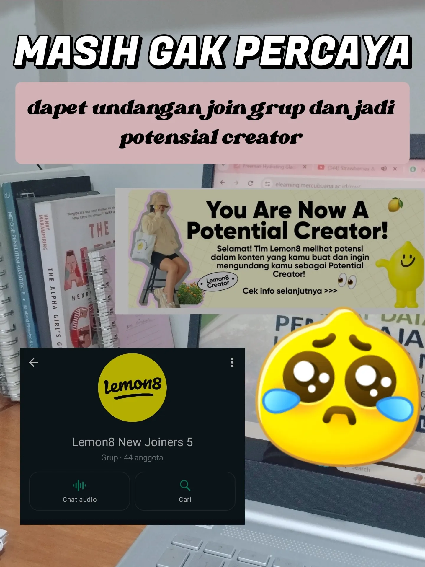 Perjalanan 4 bulan gabung Lemon8 🥰 Seneng banget | Galeri diposting oleh Seri 🌼 | Lemon8