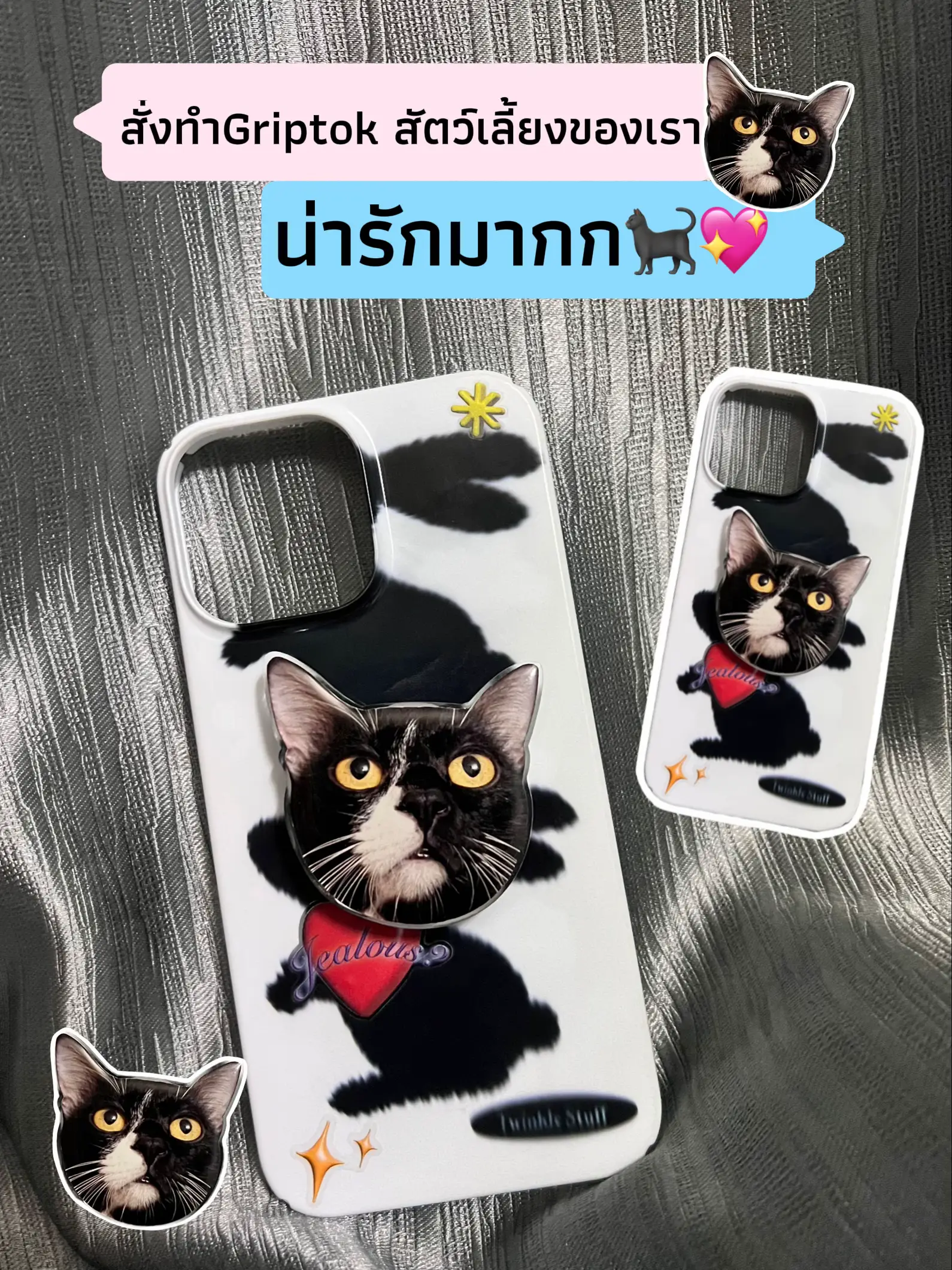 มาสั่งทำGriptok สัตว์เลี้ยงของเรากัน! 🐈‍⬛ ️ | แกลเลอรีที่โพสต์โดย 𝙋𝙧𝙘 𝙎𝙖𝙞 | Lemon8