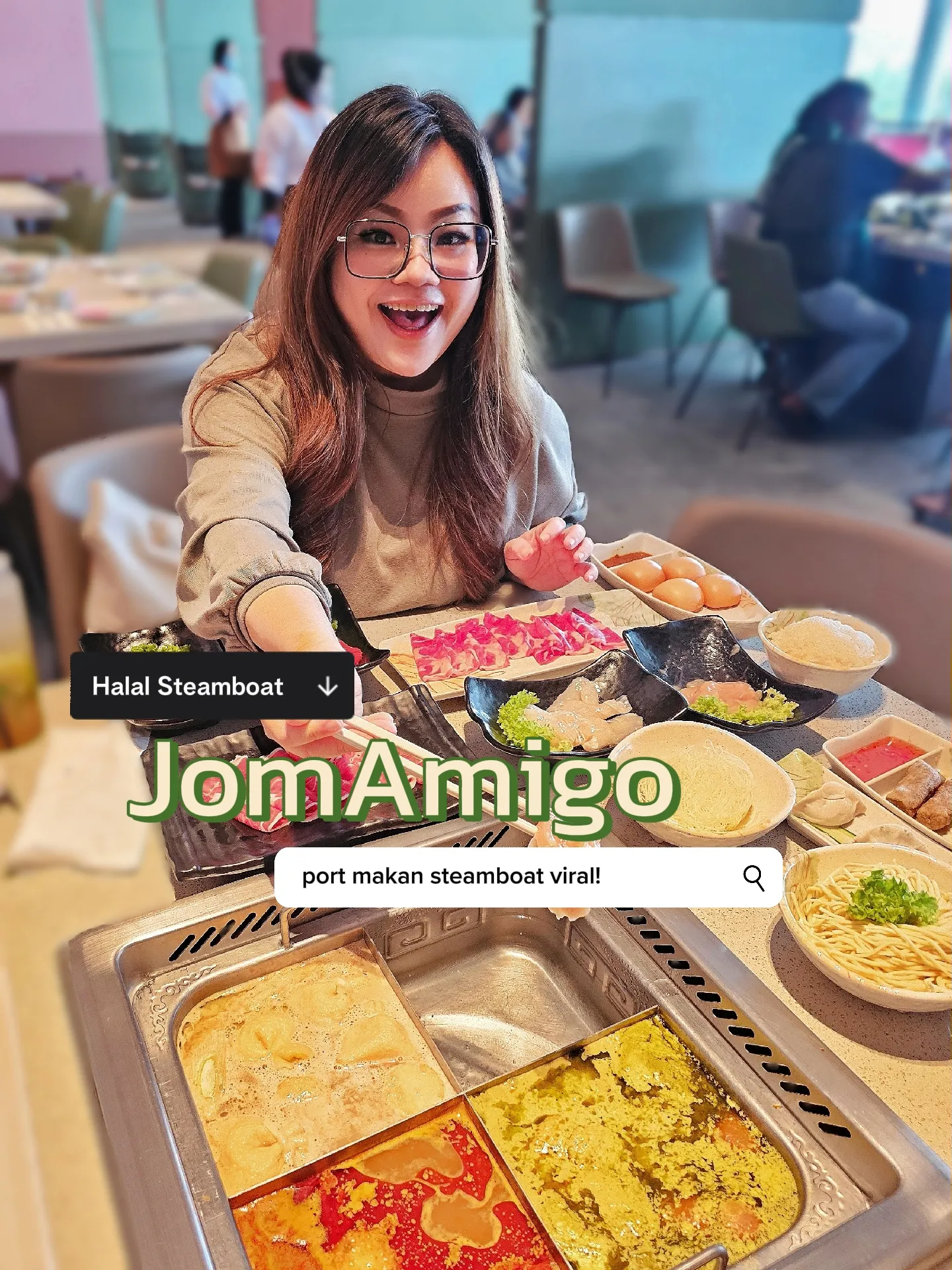 Jom makan steamboat di Jom Amigo 😍 | Video diterbitkan oleh JanganTakMakan | Lemon8