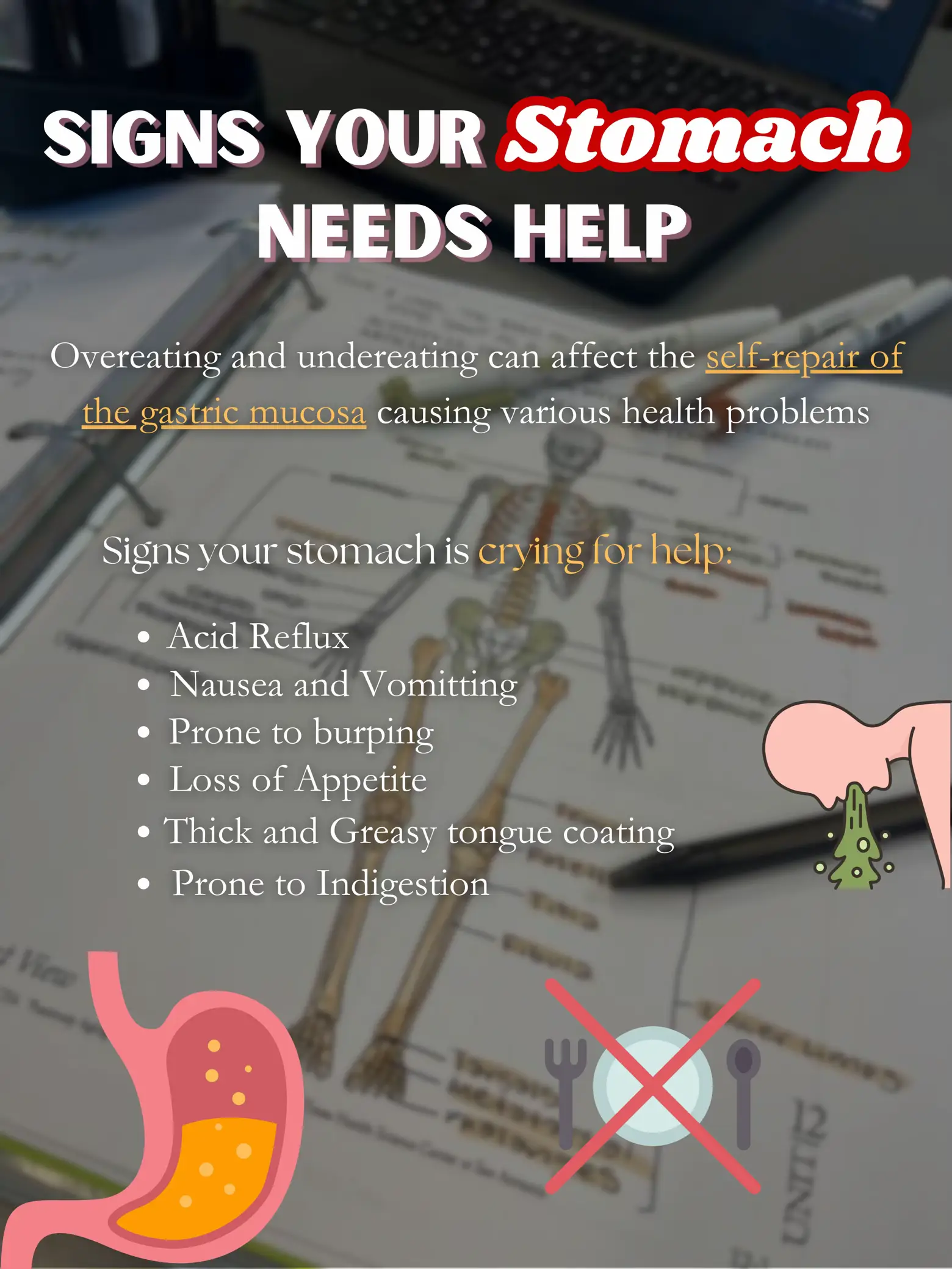 Signs that your organs are 📈stressed out📈 | Gallery posted by baebear ...