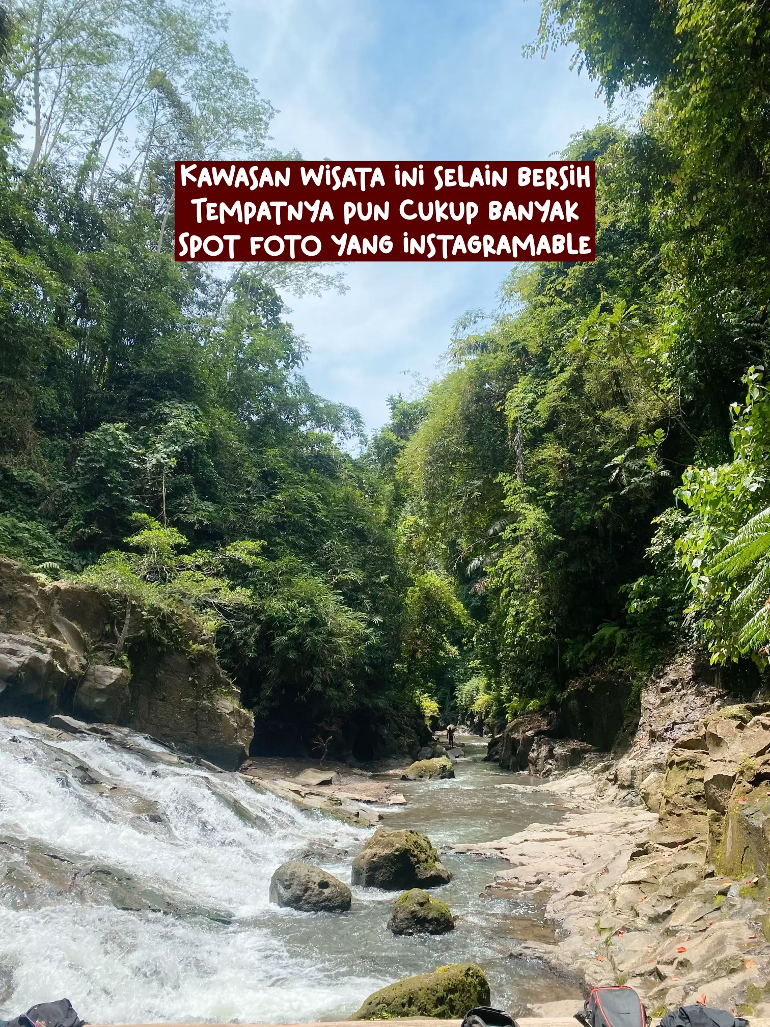 Explore Goa Rang Reng Waterfall Bali | Galeri diposting oleh nesyaadenisaa | Lemon8