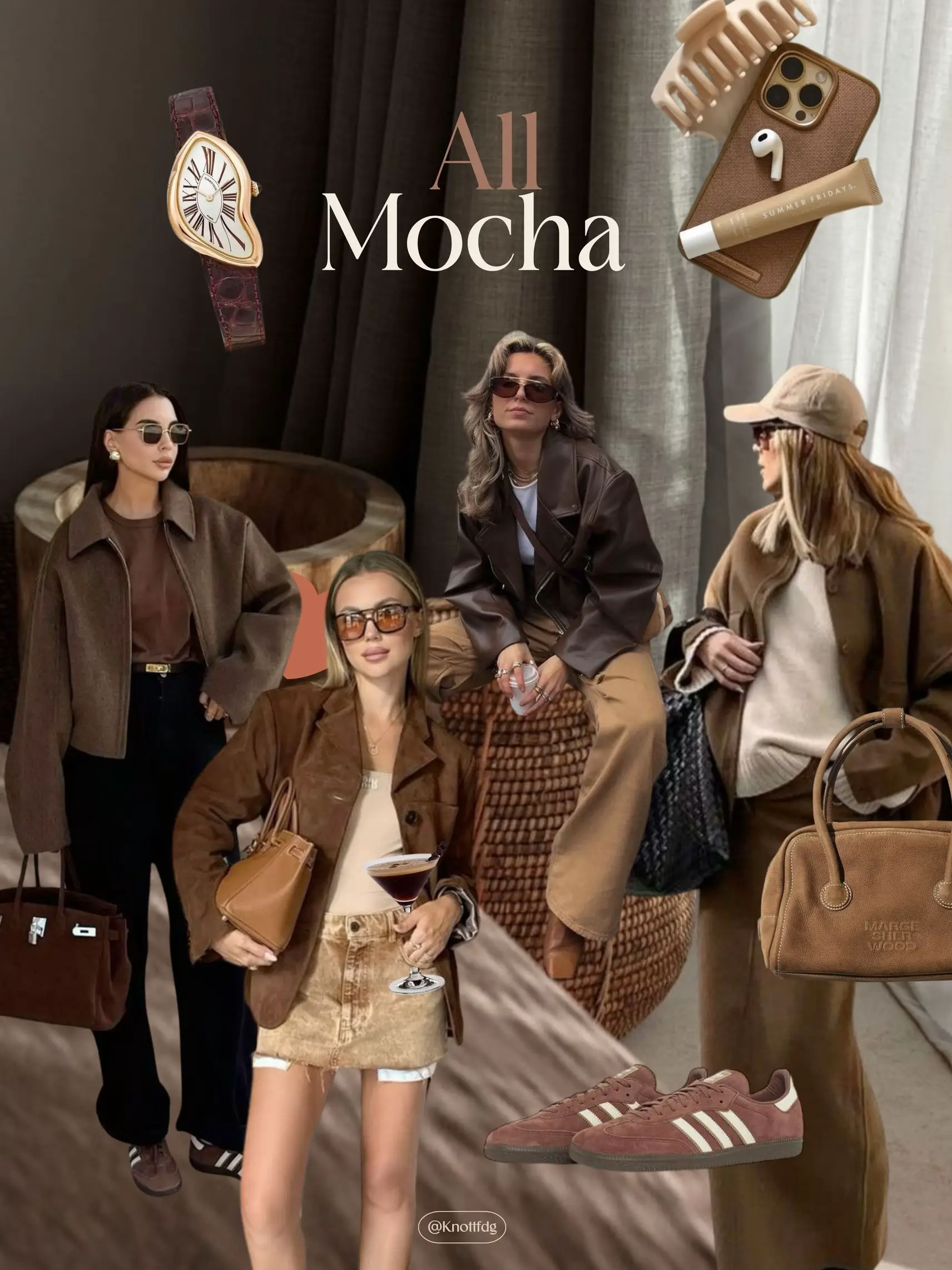 ไอเดียแมทช์ลุค Mocha Mousse สีแห่งปีให้เก๋! | แกลเลอรีที่โพสต์โดย Knottfdg | Lemon8