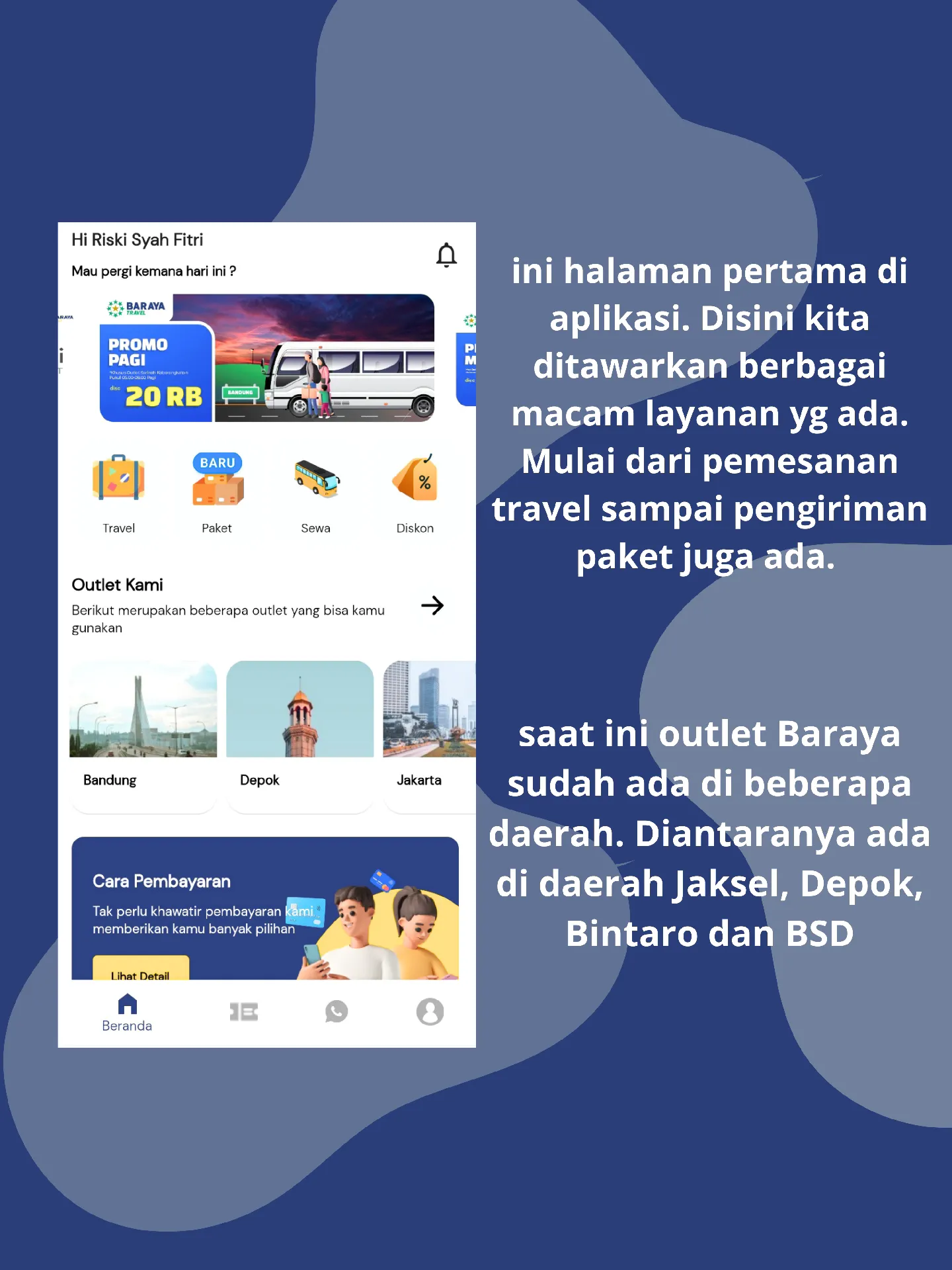 Solusi jalan-jalan pake BARAYA TRAVEL apps 👍 | แกลเลอรีที่โพสต์โดย Riris Mee | Lemon8