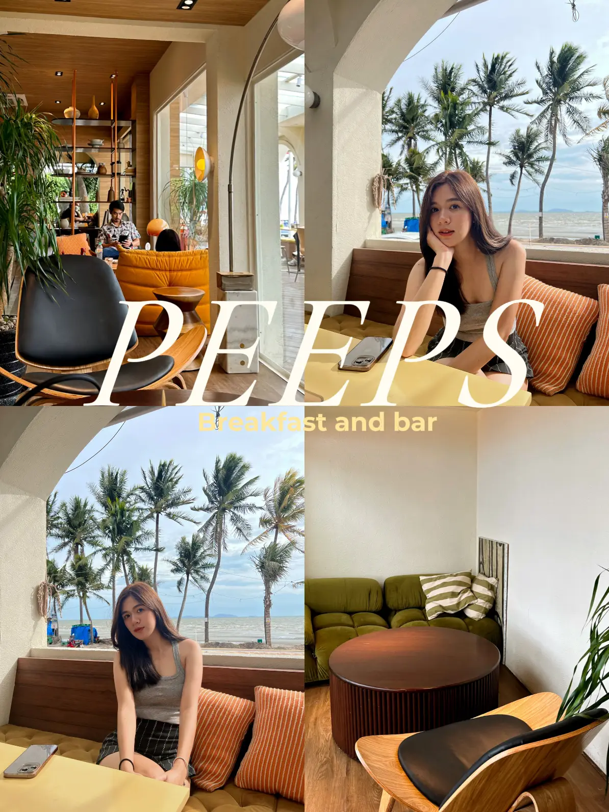 PEEPS breakfast and bar , Bangsaen Chonburi 🥪🍷 | แกลเลอรีที่โพสต์โดย Mekamm | Lemon8