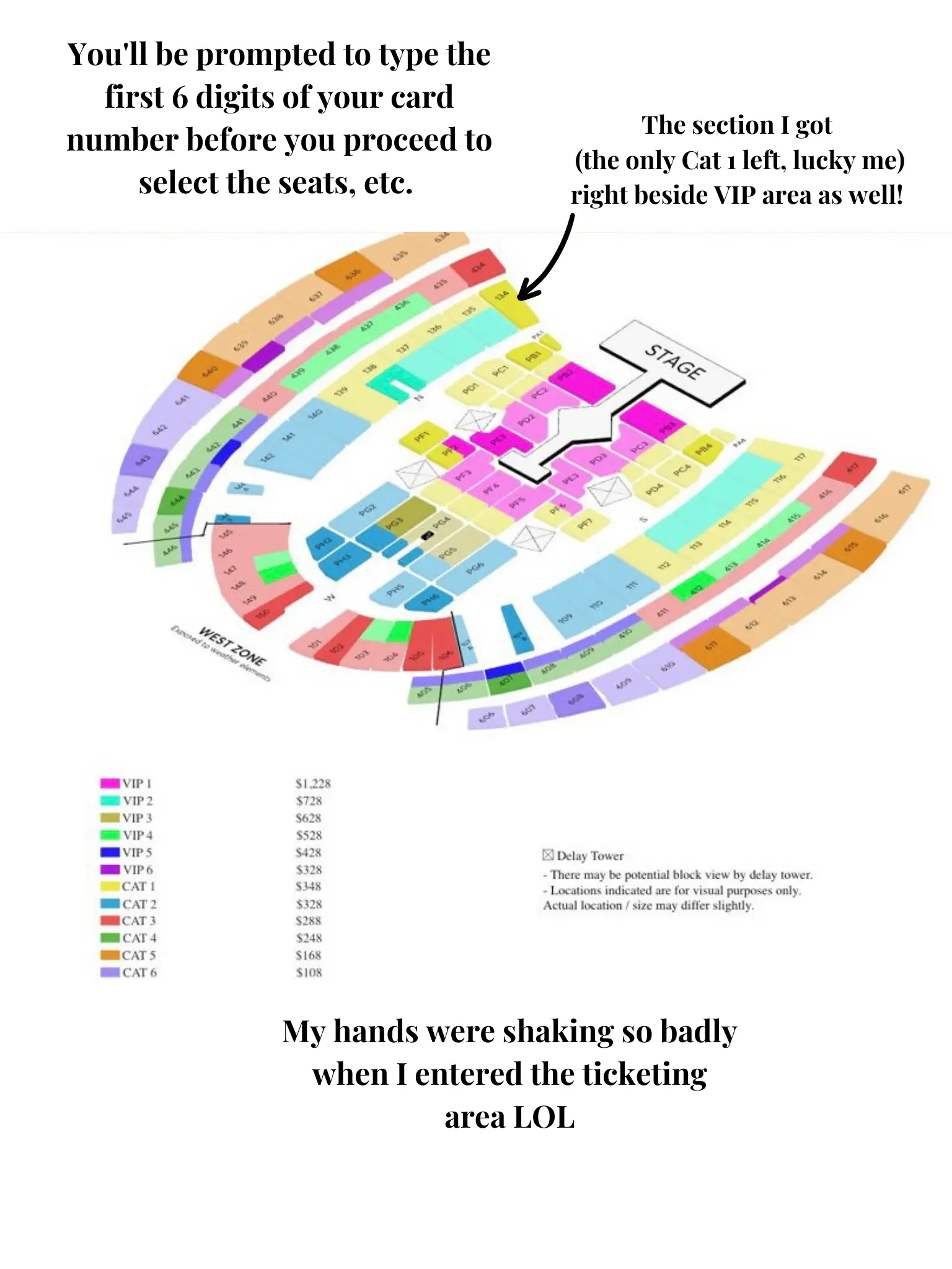 How I secured Cat 1 tickets for The Eras Tour ?! ️‍🔥💯 | Gallery posted ...