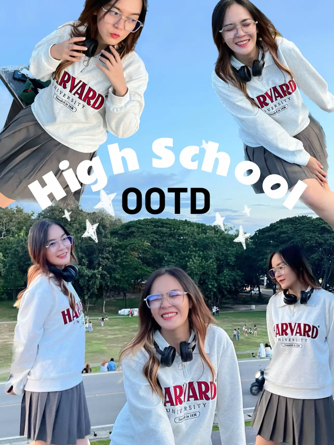 OOTD 👟 High School Outfit | แกลเลอรีที่โพสต์โดย Stampberry 🍰 | Lemon8