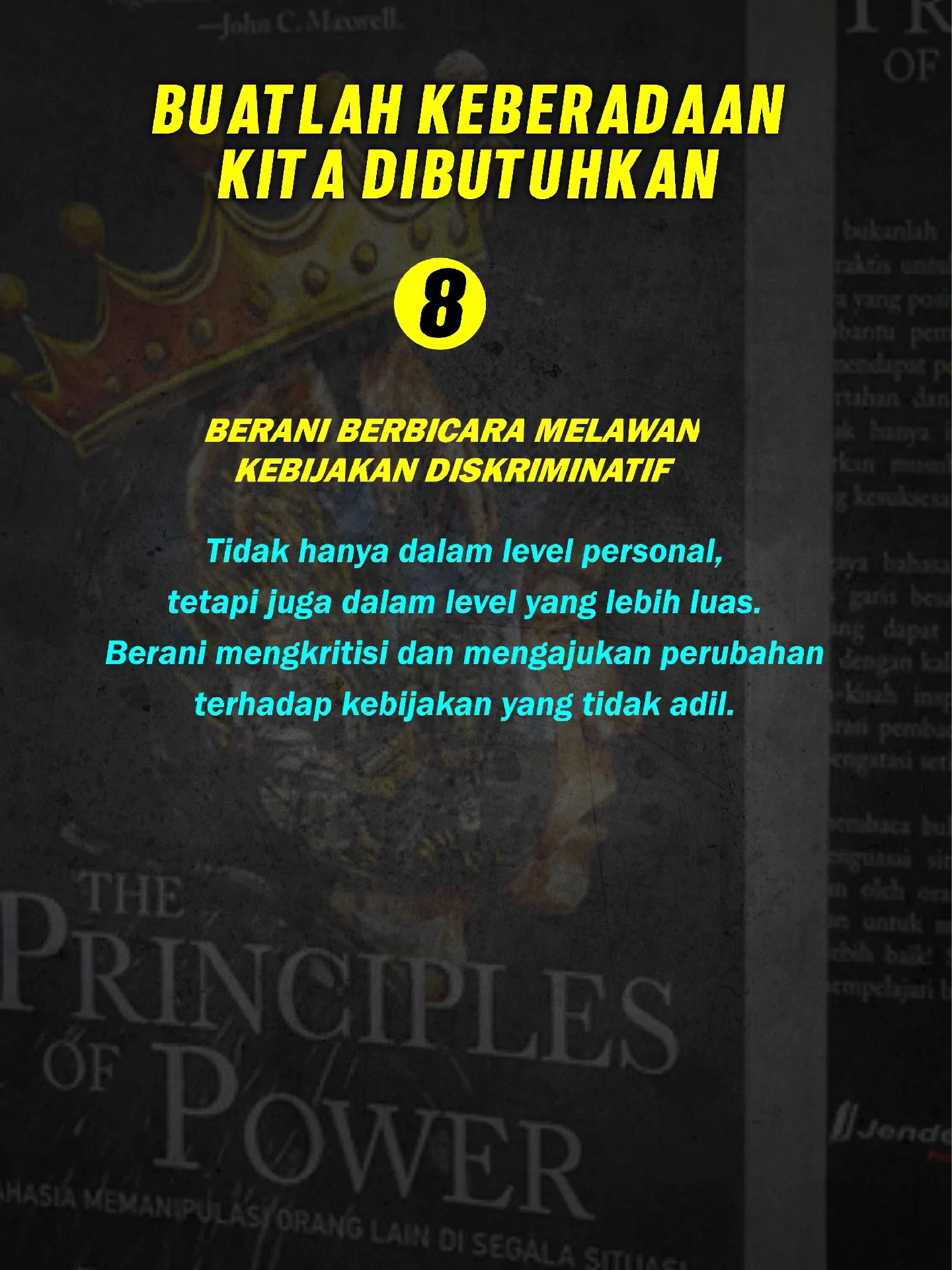 The Principle of Powe | Galeri diposting oleh Teras BACA 📚 | Lemon8