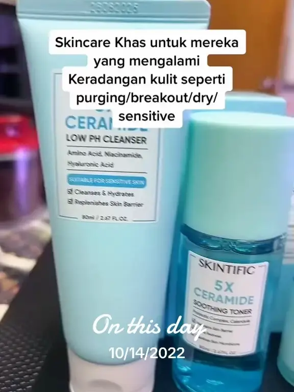 Skintific 5x ceramid range | Video diterbitkan oleh Rinzaky | Lemon8