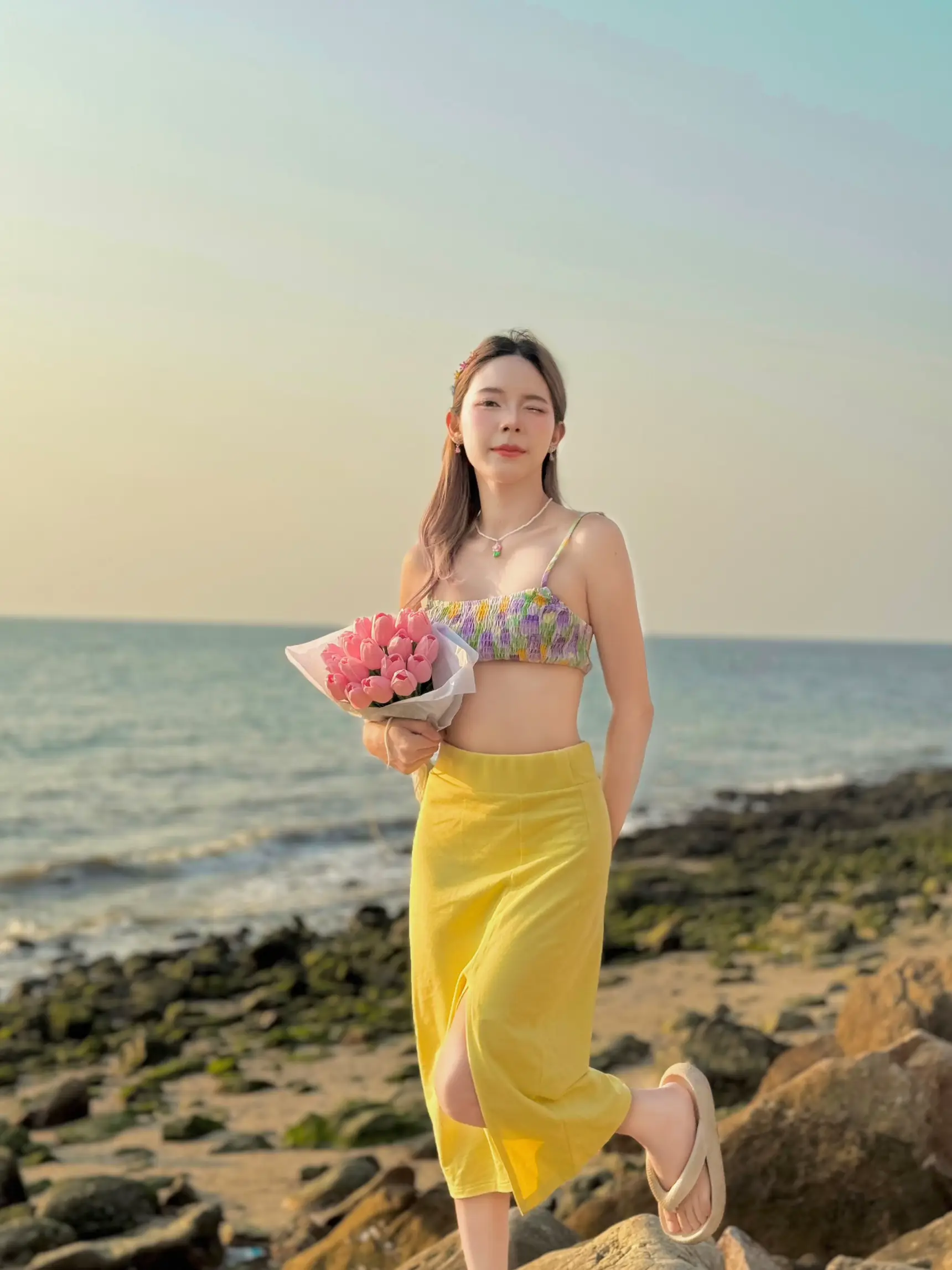 OOTD สไตล์สาว 150cm | แกลเลอรีที่โพสต์โดย yoksirinya 🐰 | Lemon8