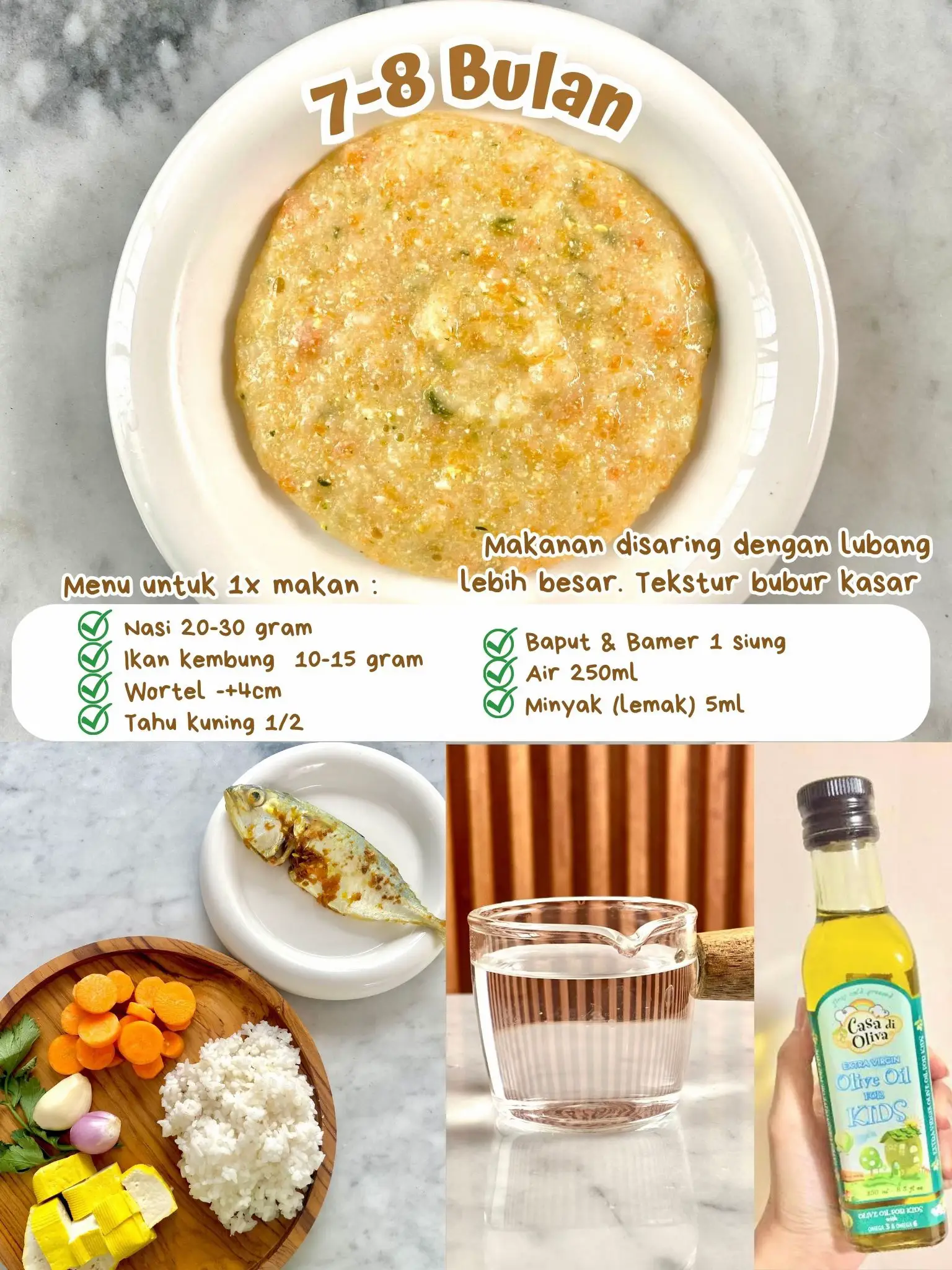 Tekstur MPASI 6-12 bulan, bunda wajib tau ! | Galeri diposting oleh bumi.kahiji | Lemon8