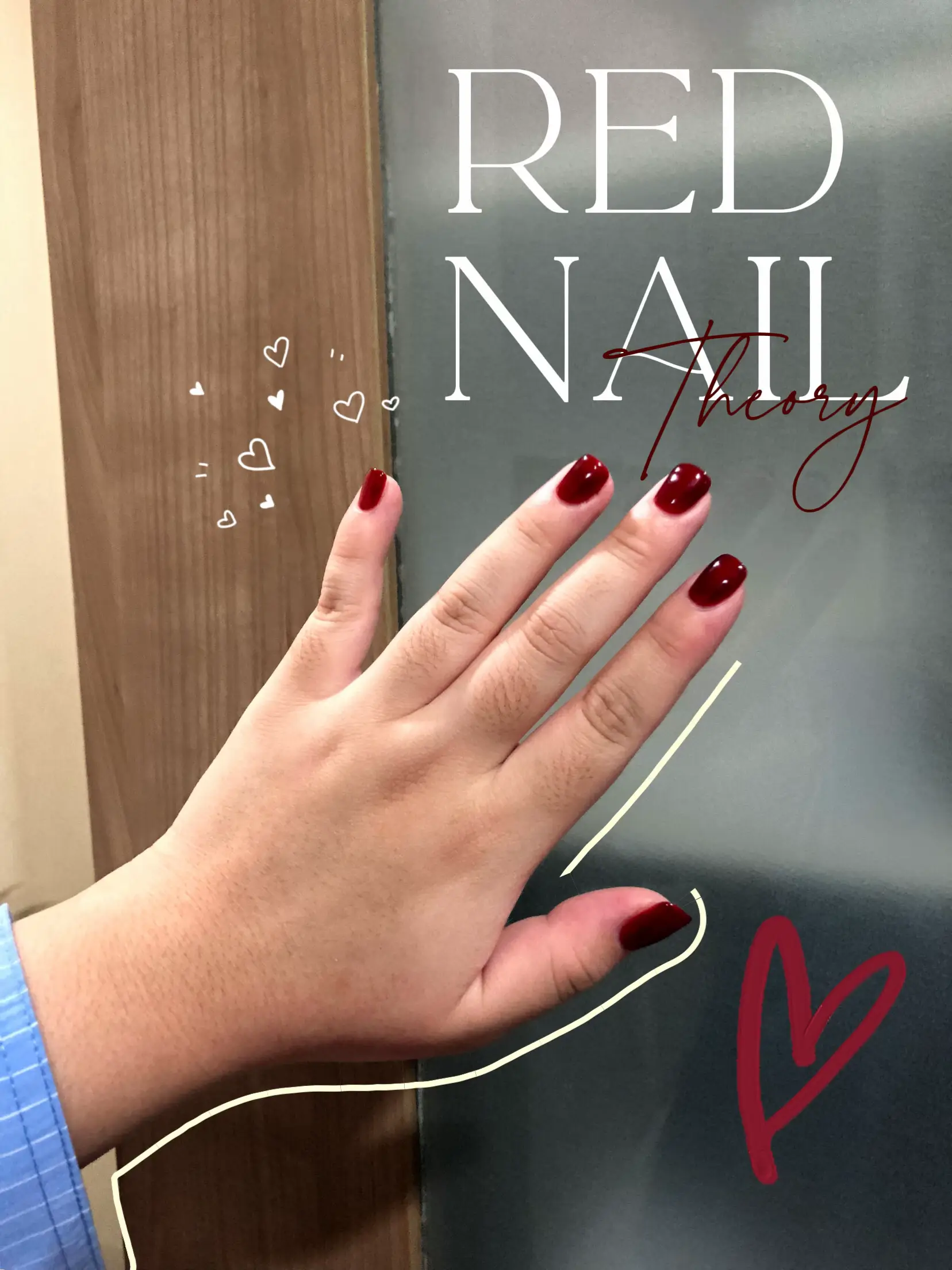 RED NAIL THEORY 🍷🥀 ️ | แกลเลอรีที่โพสต์โดย Fonne | Lemon8