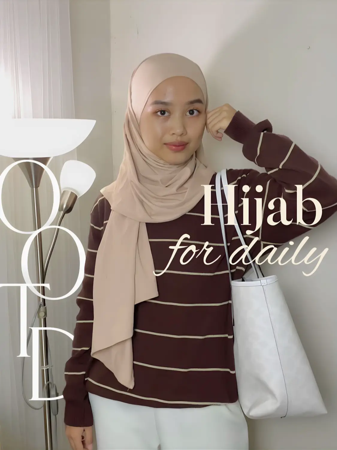 OOTD HIJAB FOR DAILY🤎 | Video dipublikasikan oleh Thiffff_ | Lemon8